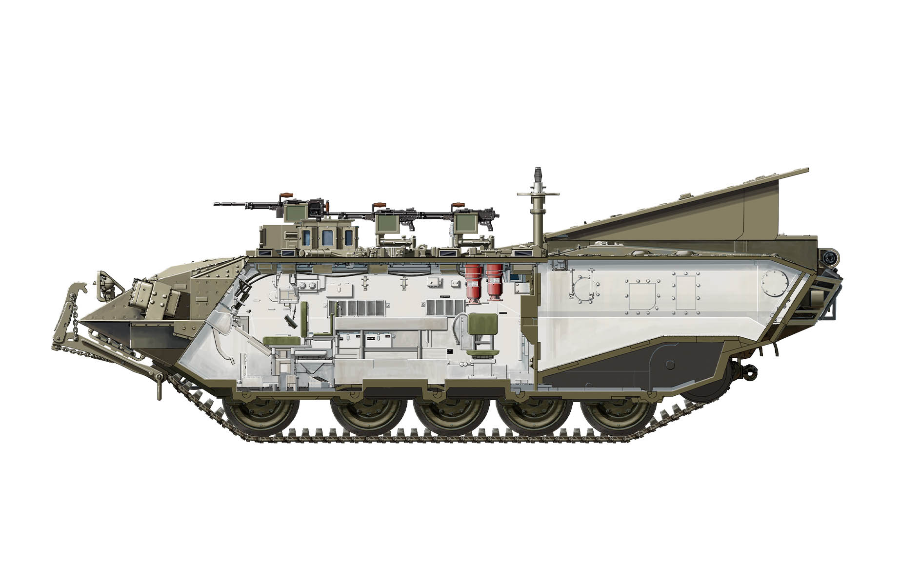Israel Heavy Armoured Personnel Carrier Achzarit Late - Meng SS-008 ...
