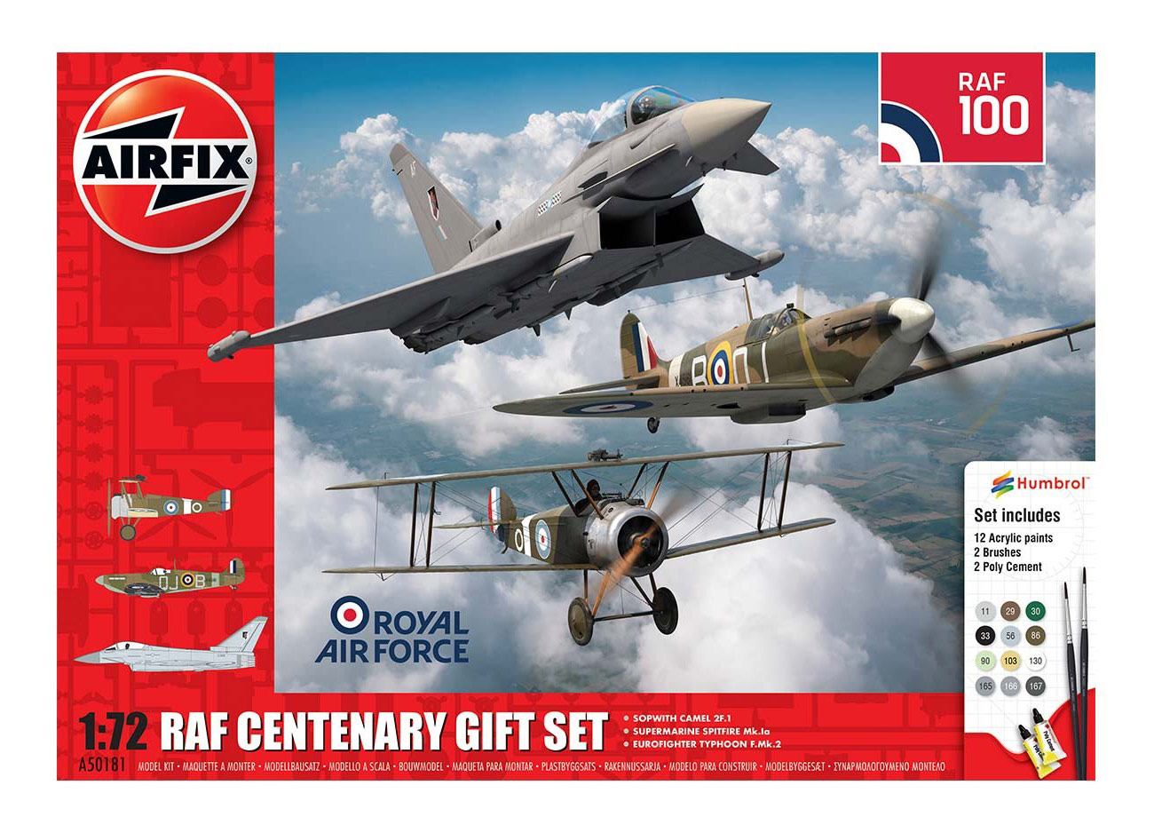 RAF Centenary Gift Set - Airfix A50181 | kingshobby.com
