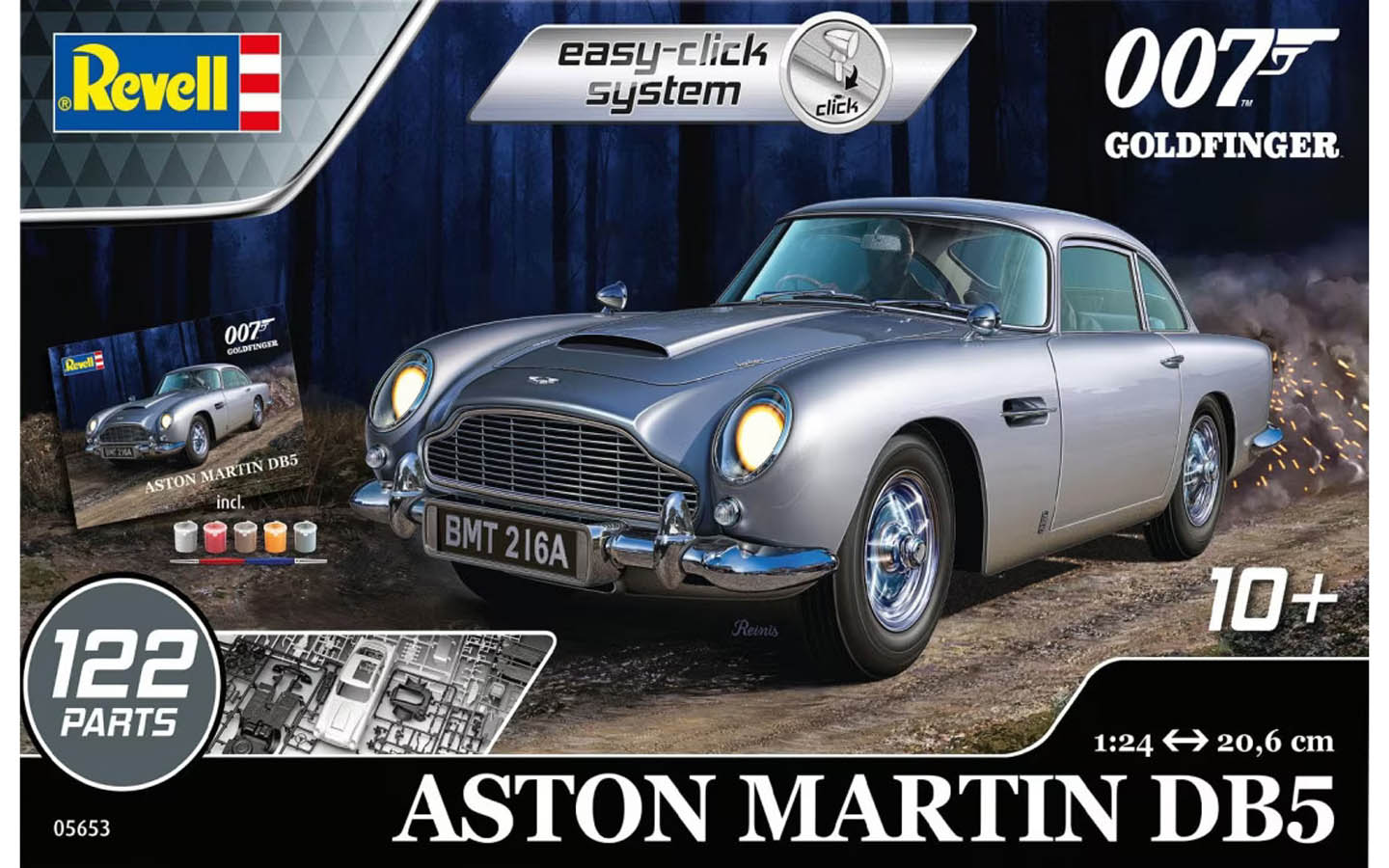 Aston Martin DB5, James Bond 007 Goldfinger - Revell 05653 | kingshobby.com