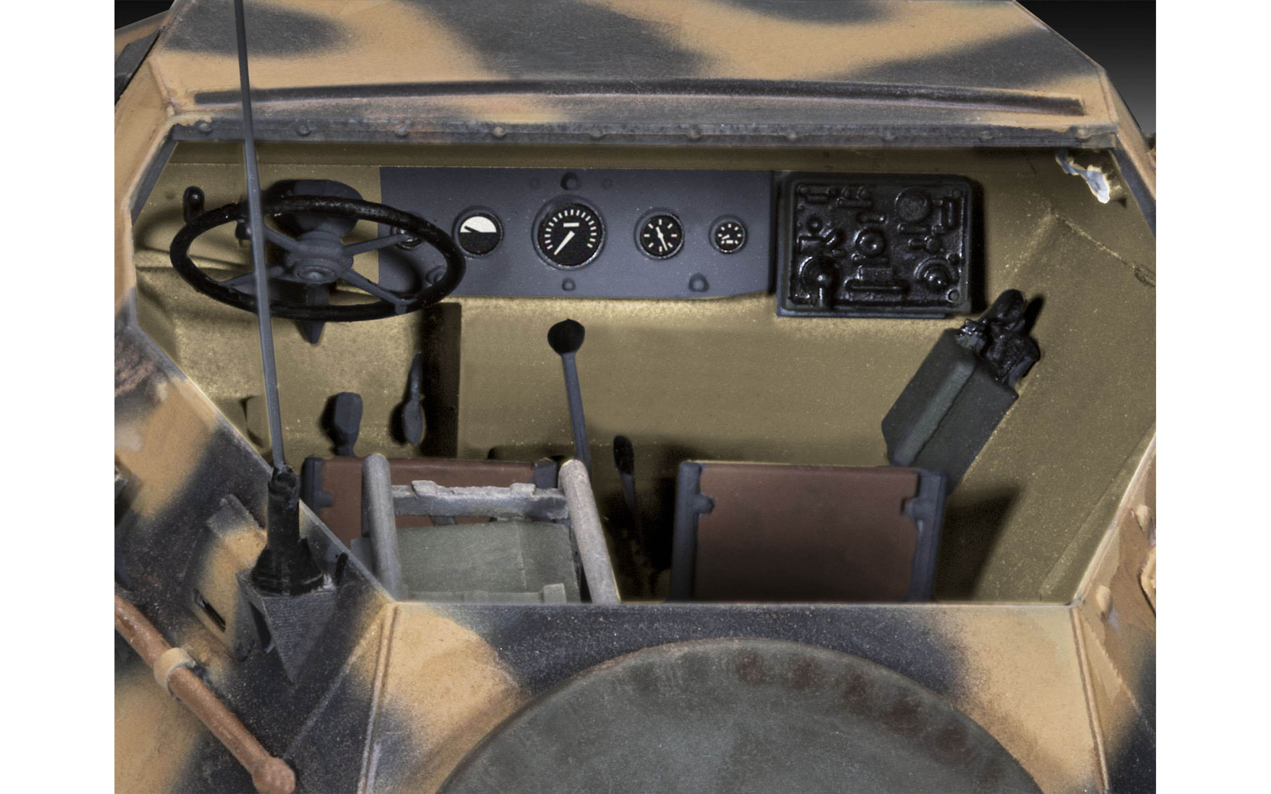 German Command Armoured Vehicle Sd.Kfz.247 Ausf.B - Revell 03335 ...