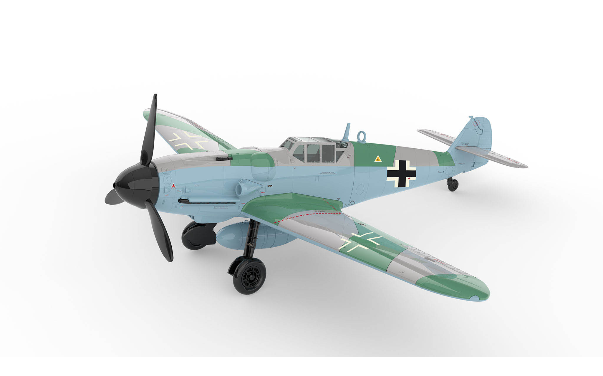 Messerschmitt Bf109G-6 - Easy-click system - Revell 03653 | kingshobby.com