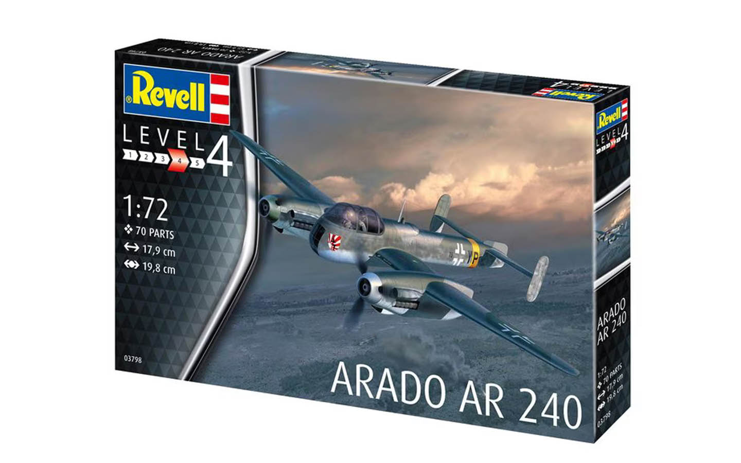 Arado AR 240, Luftwaffe Night Fighter - Revell 03798 | kingshobby.com