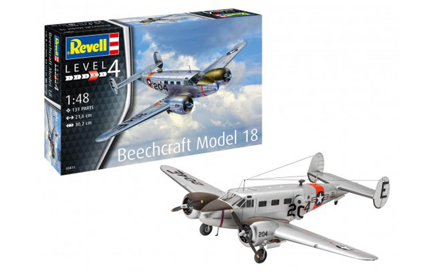 Beechcraft Model 18 - Revell 03811 | kingshobby.com