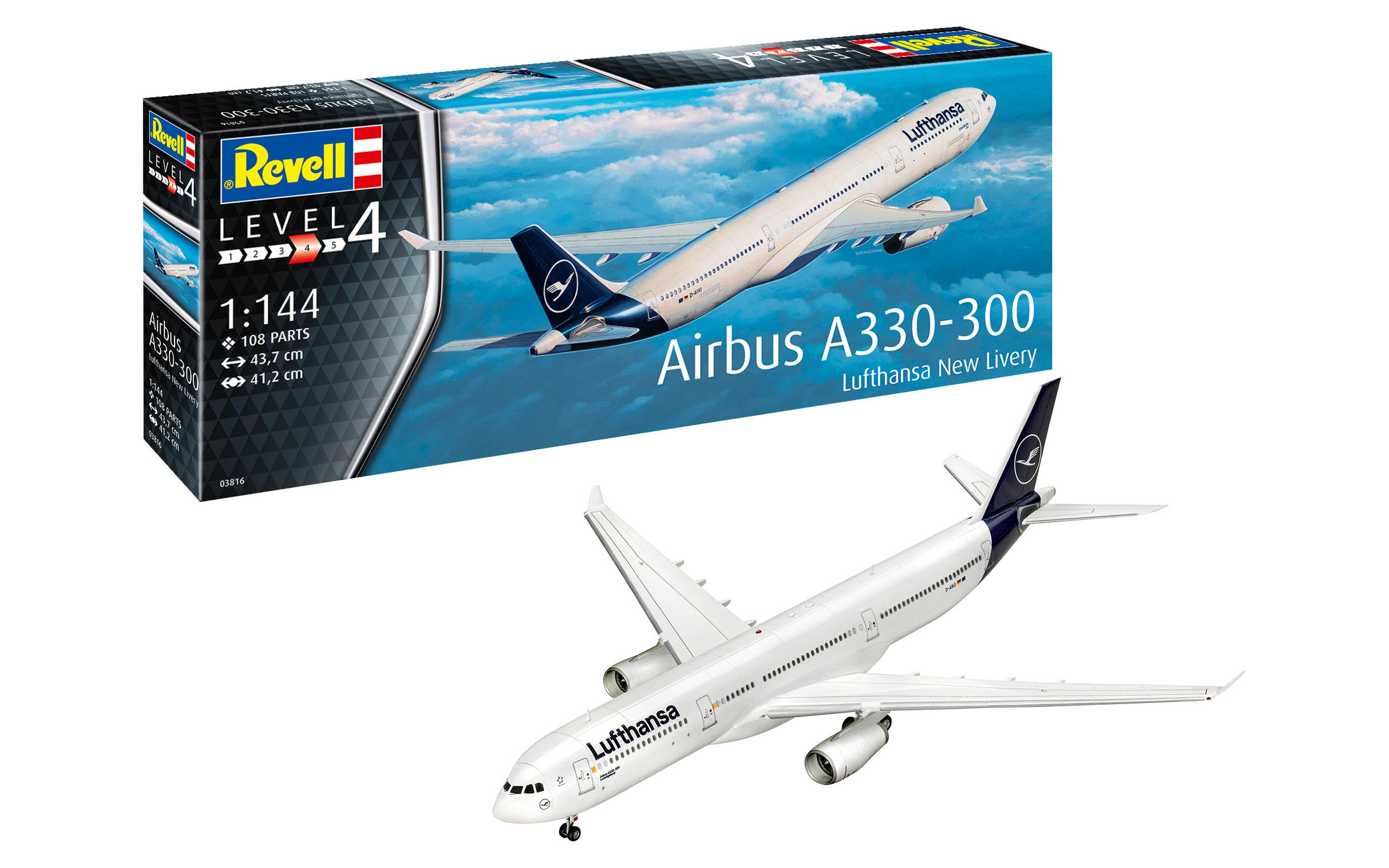 Airbus A330-300 - Lufthansa - Revell 03816 | kingshobby.com