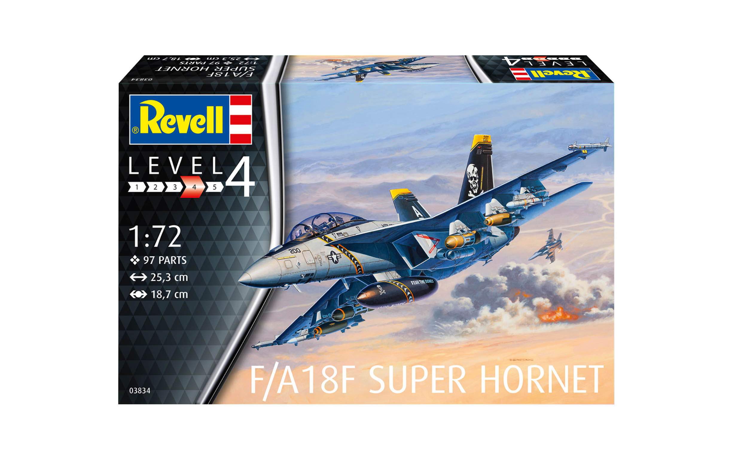 F/A-18F Super Hornet - Revell 03834 | kingshobby.com