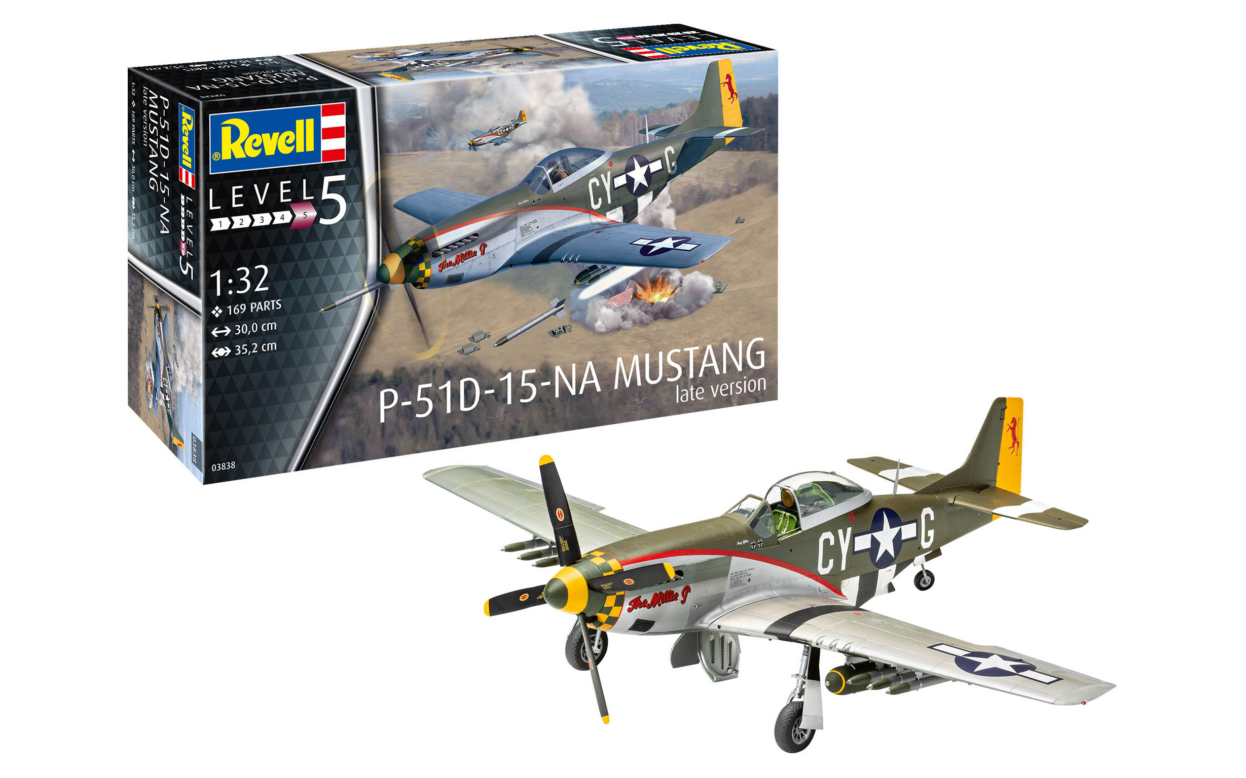 P-51D Mustang - Late version - Revell 03838 | kingshobby.com