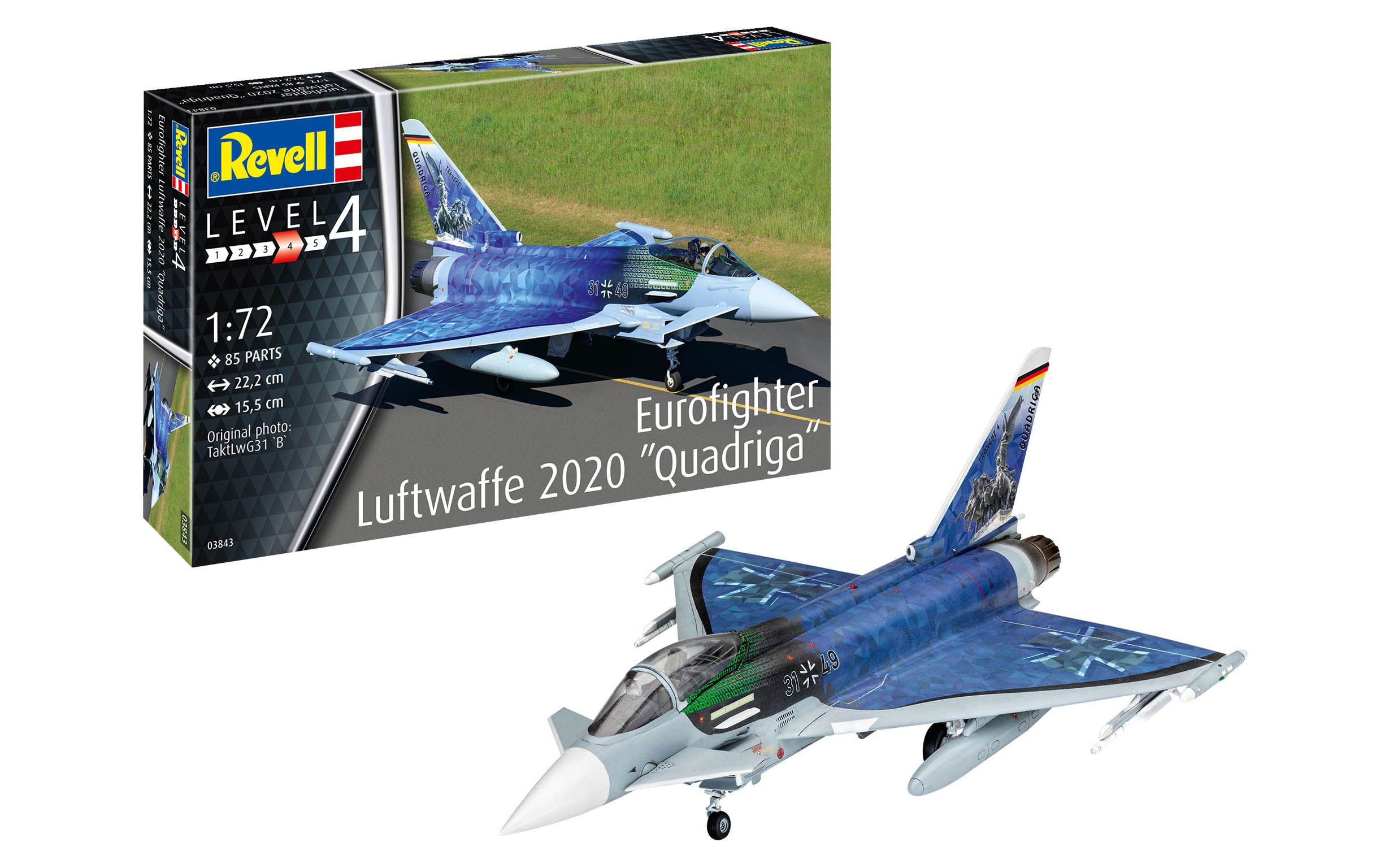 Eurofighter - Luftwaffe 2020 Quadriga - Revell 03843 | kingshobby.com