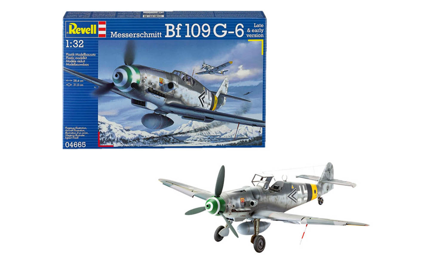 Messerschmitt Bf109 G-6 - Late Early and Version - Revell 04665 ...