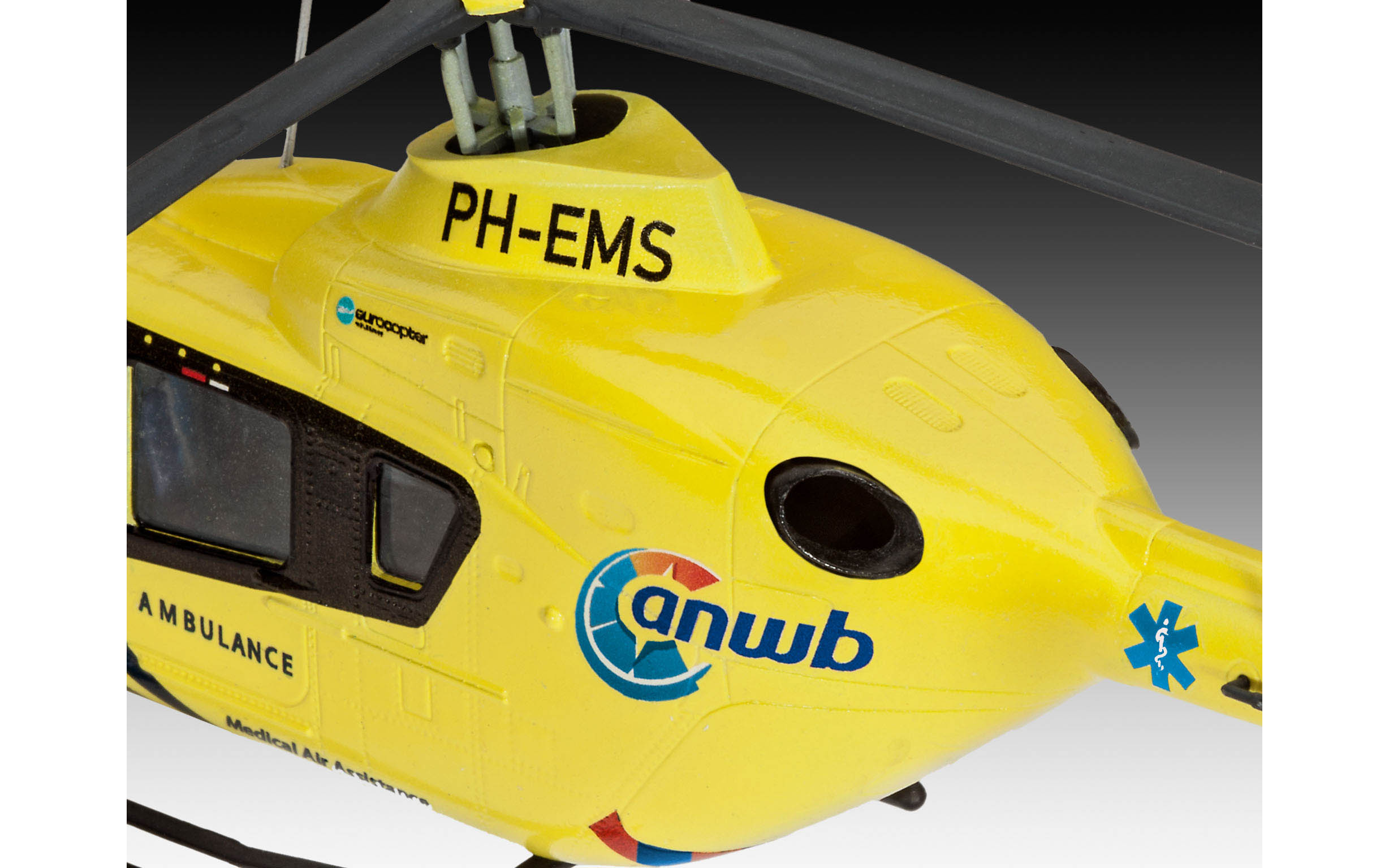 Airbus Helicopters EC135 ANWB - Model Set - Revell 64939 | kingshobby.com
