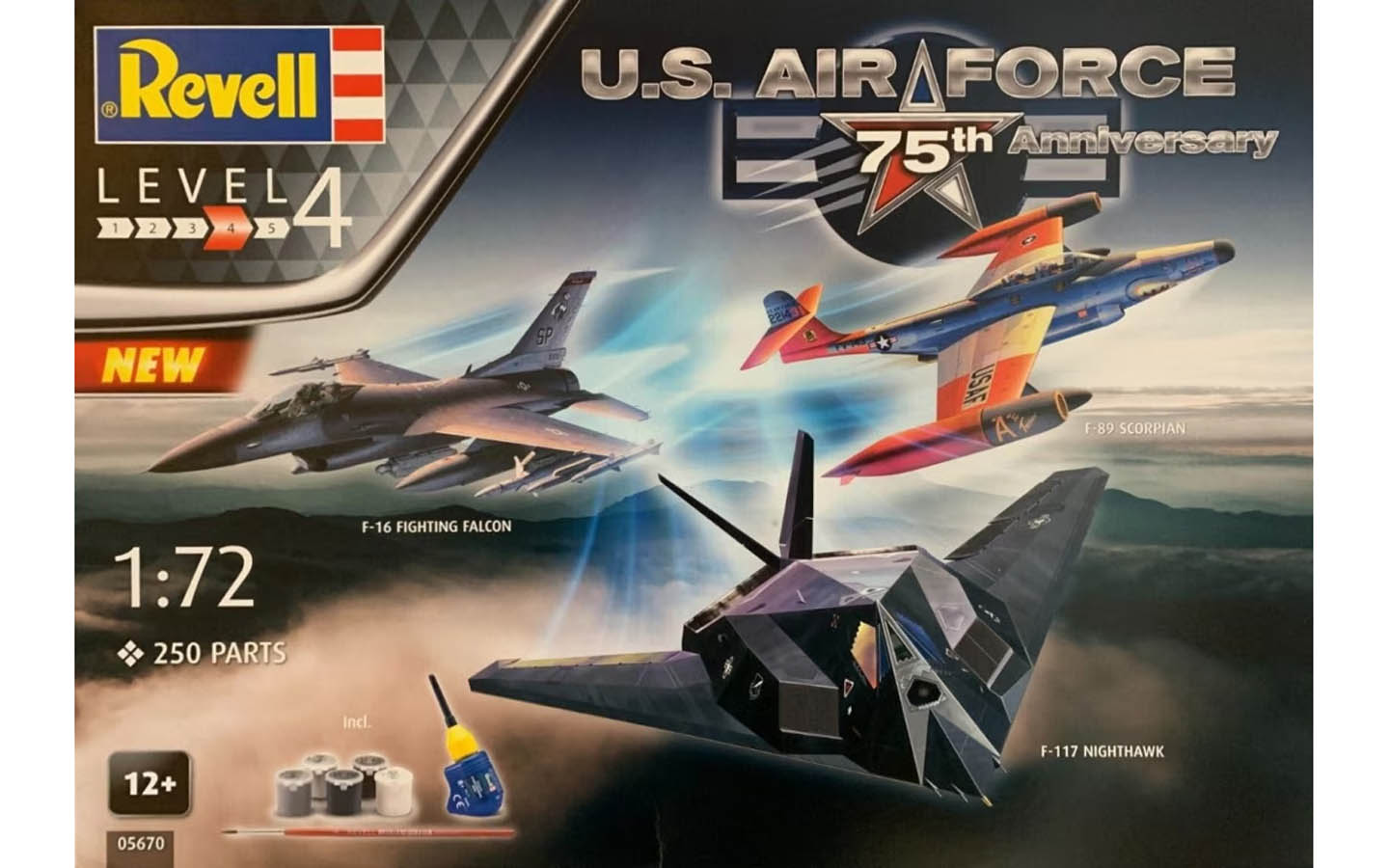 Gift Set US Air Force 75th Anniversary - Revell 05670 | kingshobby.com