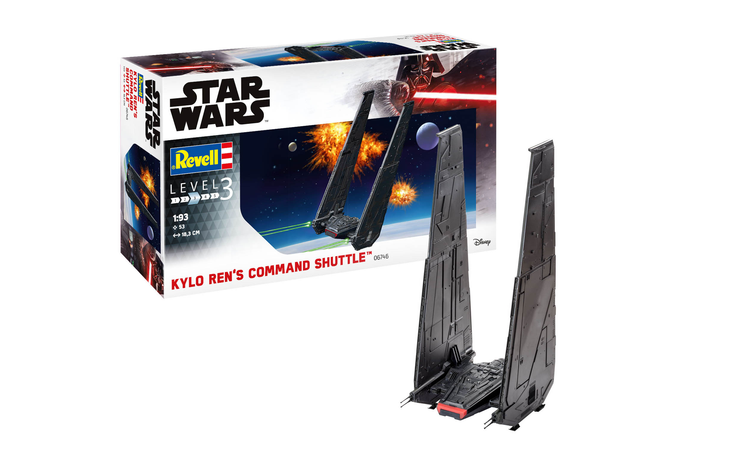 Kylo Ren's Command Shuttle - Revell 06746 | kingshobby.com