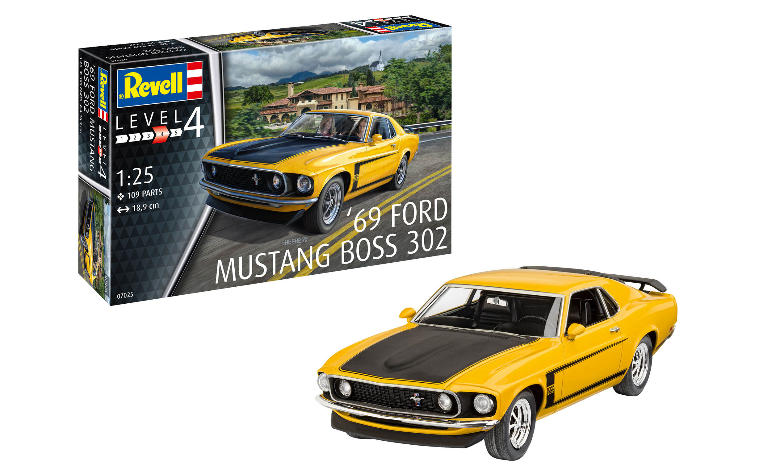 1969 Boss 302 Mustang - Revell 07025 | kingshobby.com