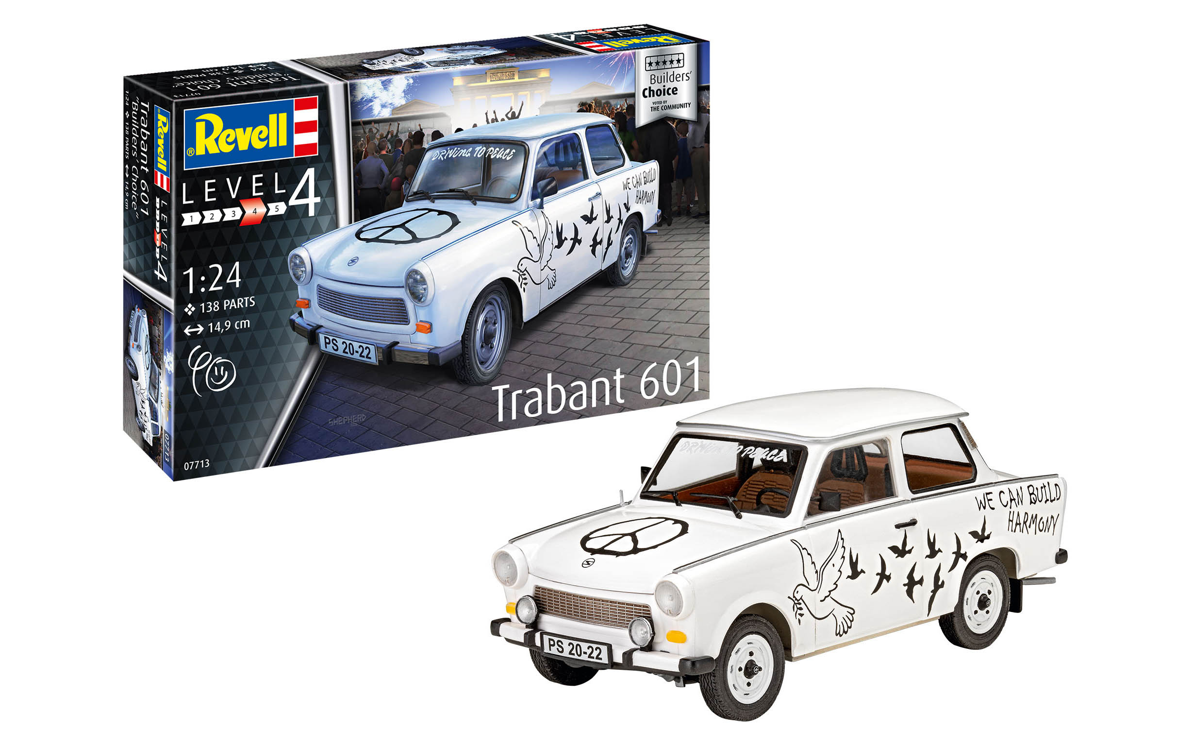 Trabant 601S - Builder's Choice - Revell 07713 | kingshobby.com