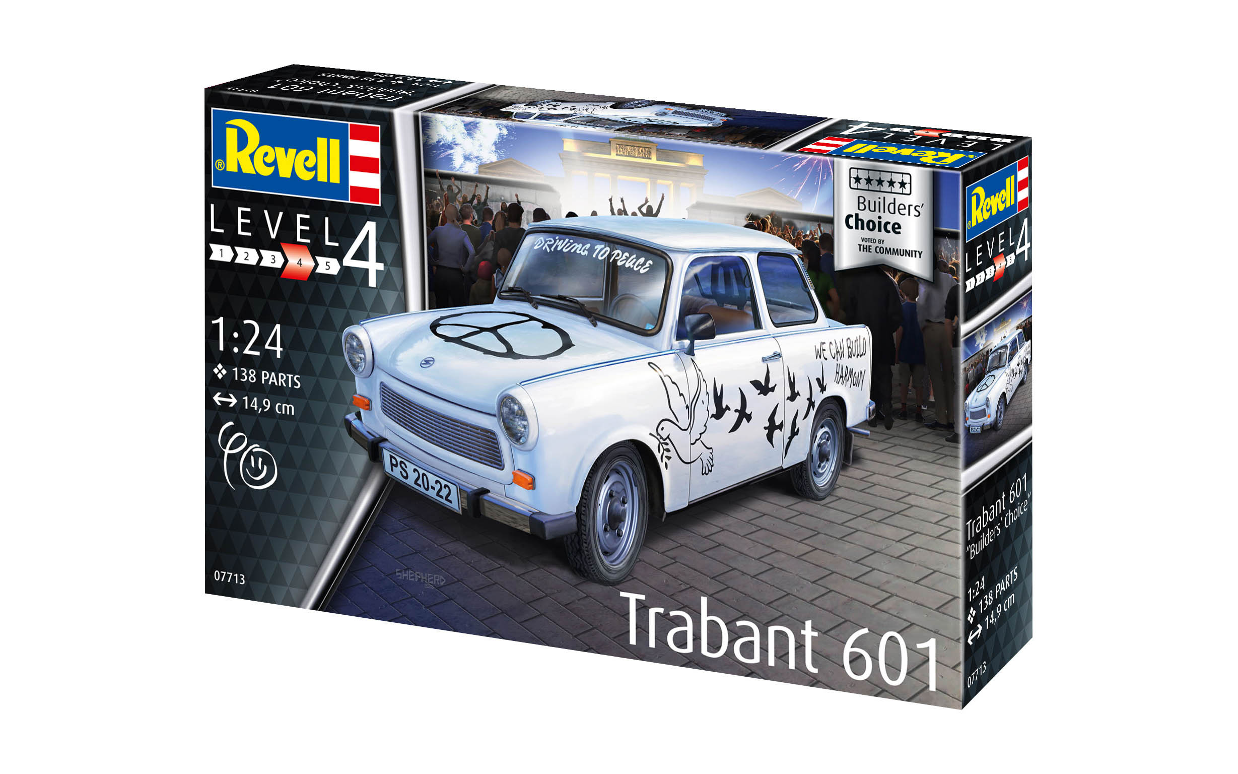 Trabant 601S - Builder's Choice - Revell 07713 | kingshobby.com