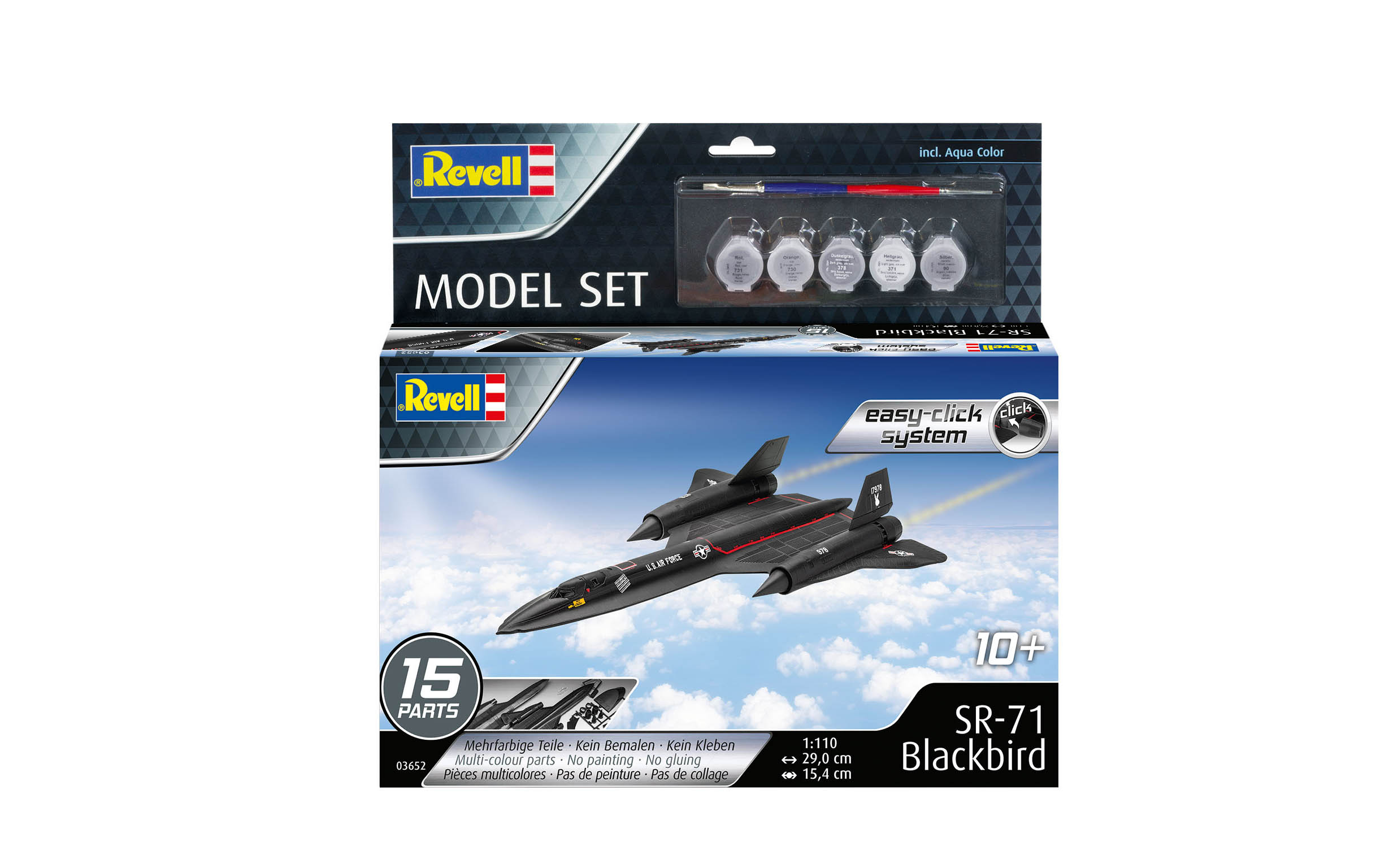 Lockheed SR-71 Blackbird - Model Set - Revell 63652 | kingshobby.com