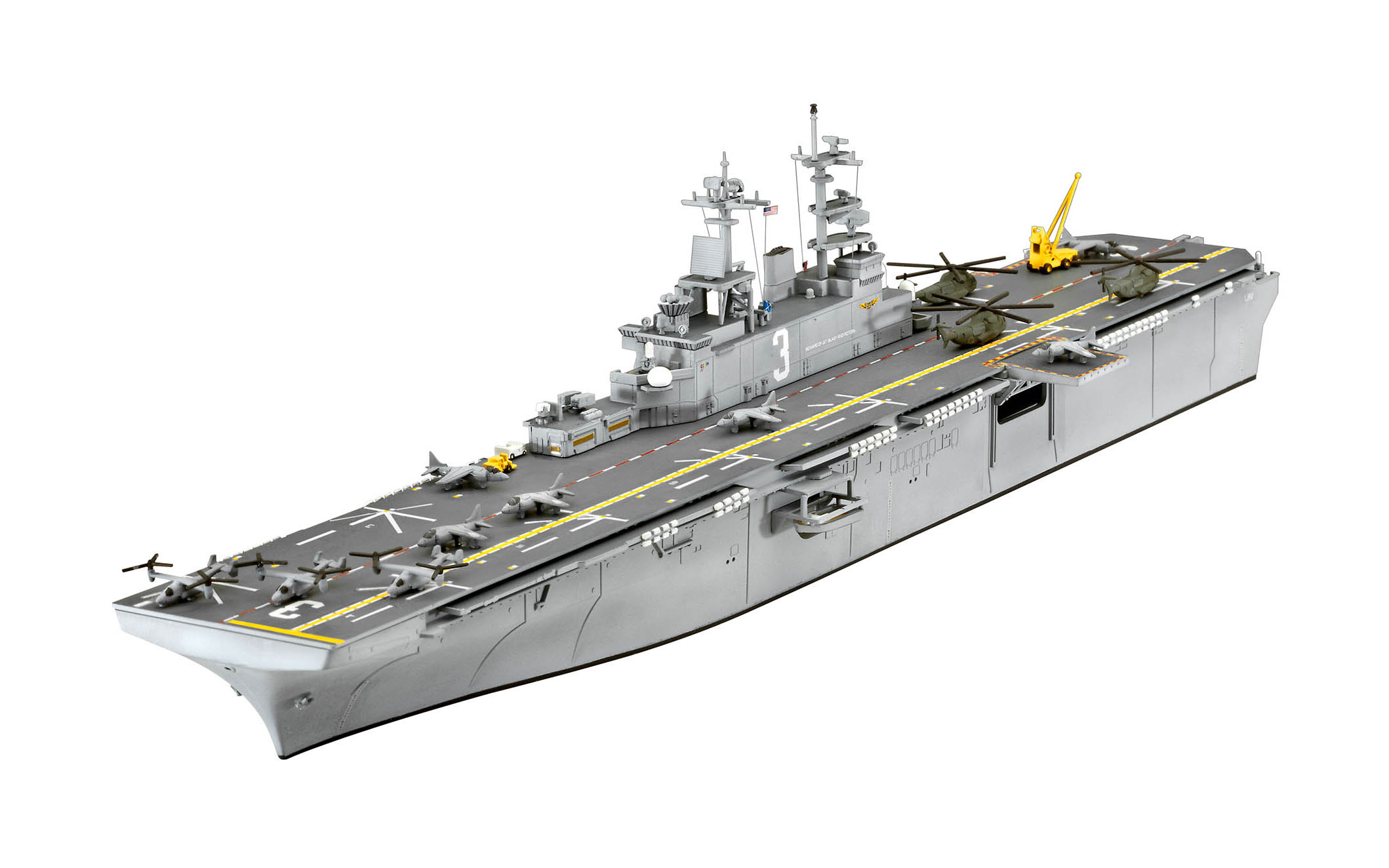 Assault Carrier USS WASP CLASS - Model Set - Revell 65178 | kingshobby.com