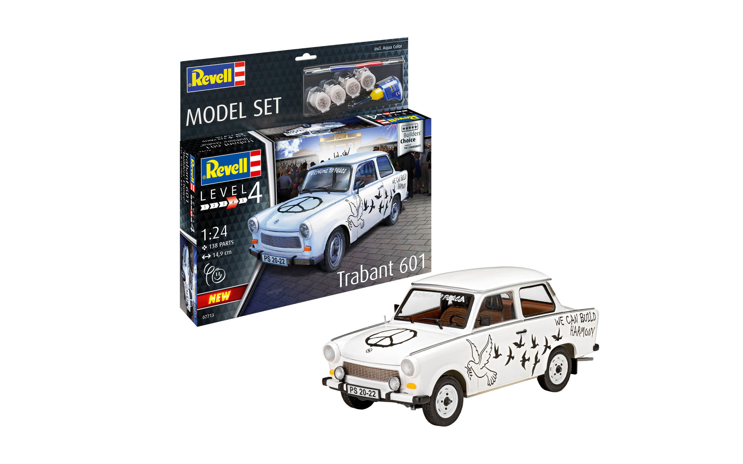 Trabant 601S - Builder's Choice - Model Set - Revell 67713 | kingshobby.com