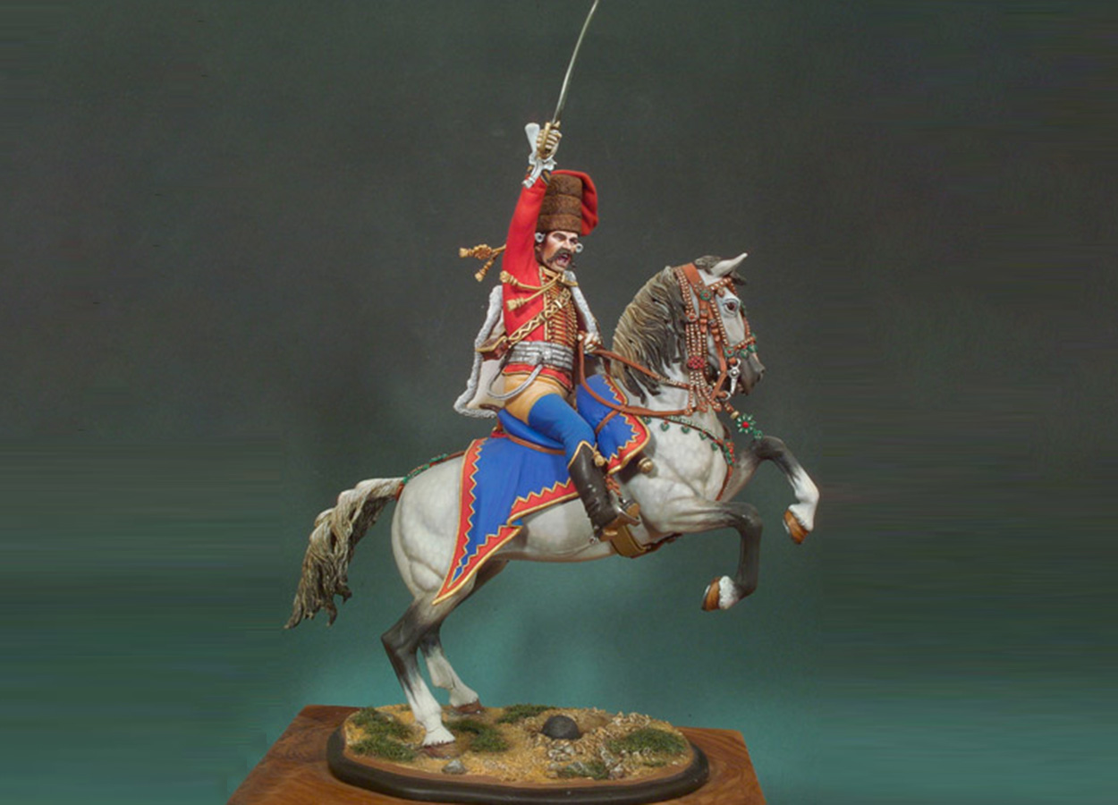 Prussian Hussar Officer (1762) - Andrea S8-F20 | kingshobby.com