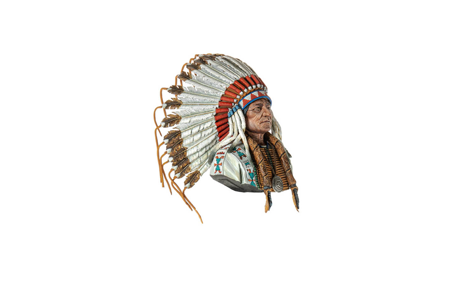 Sitting Bull - Bust - Andrea S9-B10 | kingshobby.com