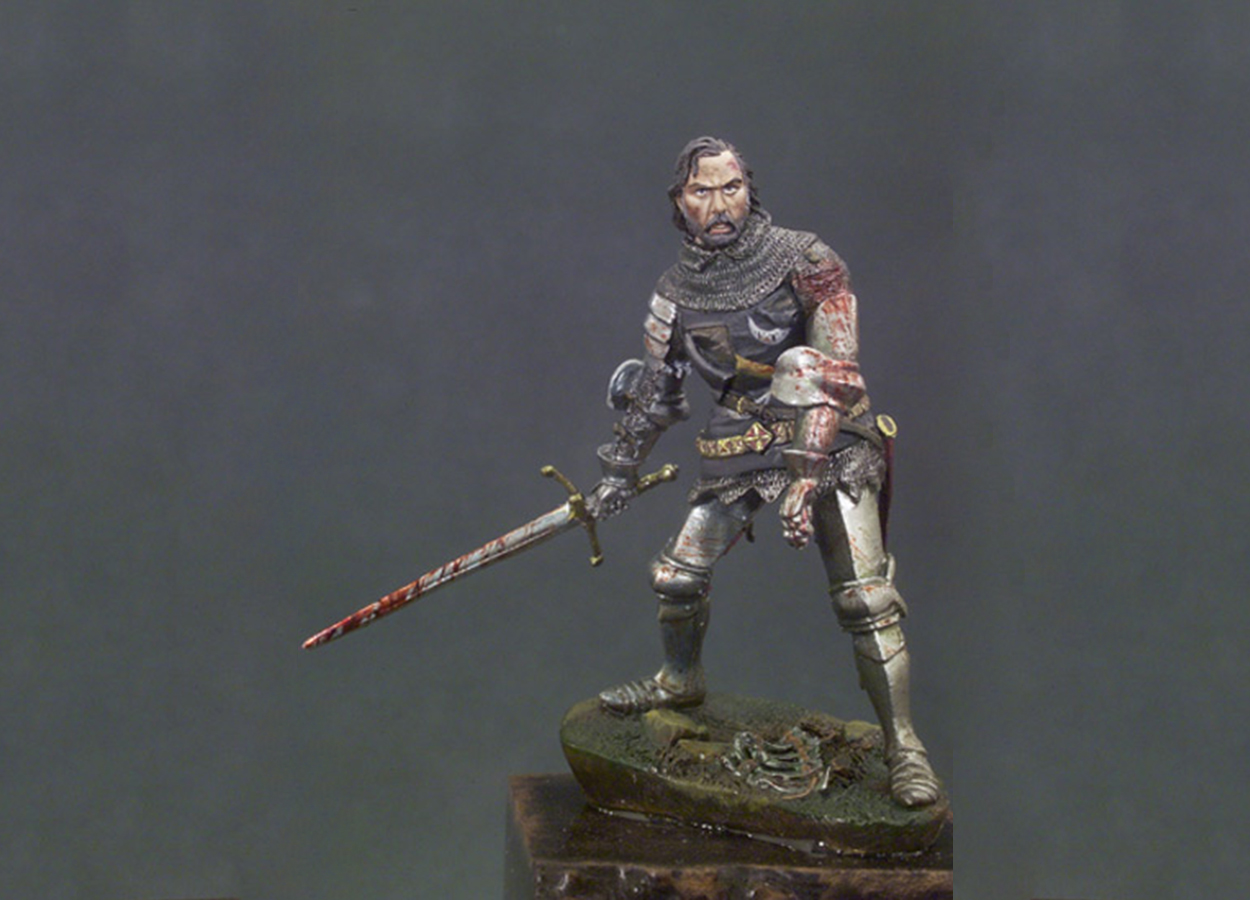 Wounded Knight on Battle, Agincourt, 1415 - Andrea SM-F46 | kingshobby.com