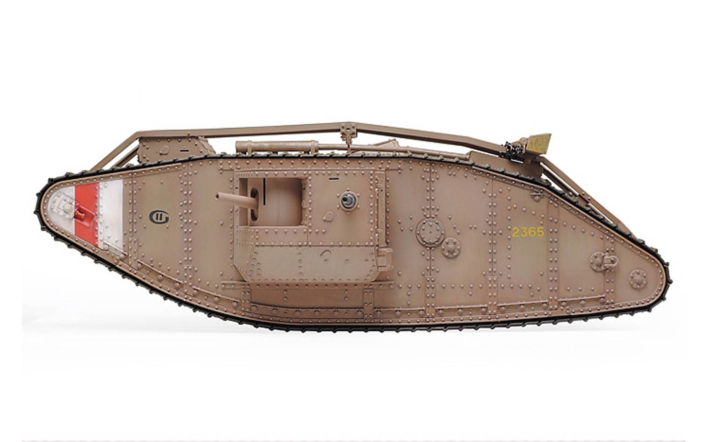 WWI British Tank Mk.IV Male w/ Single Motor - Tamiya 30057 | kingshobby.com