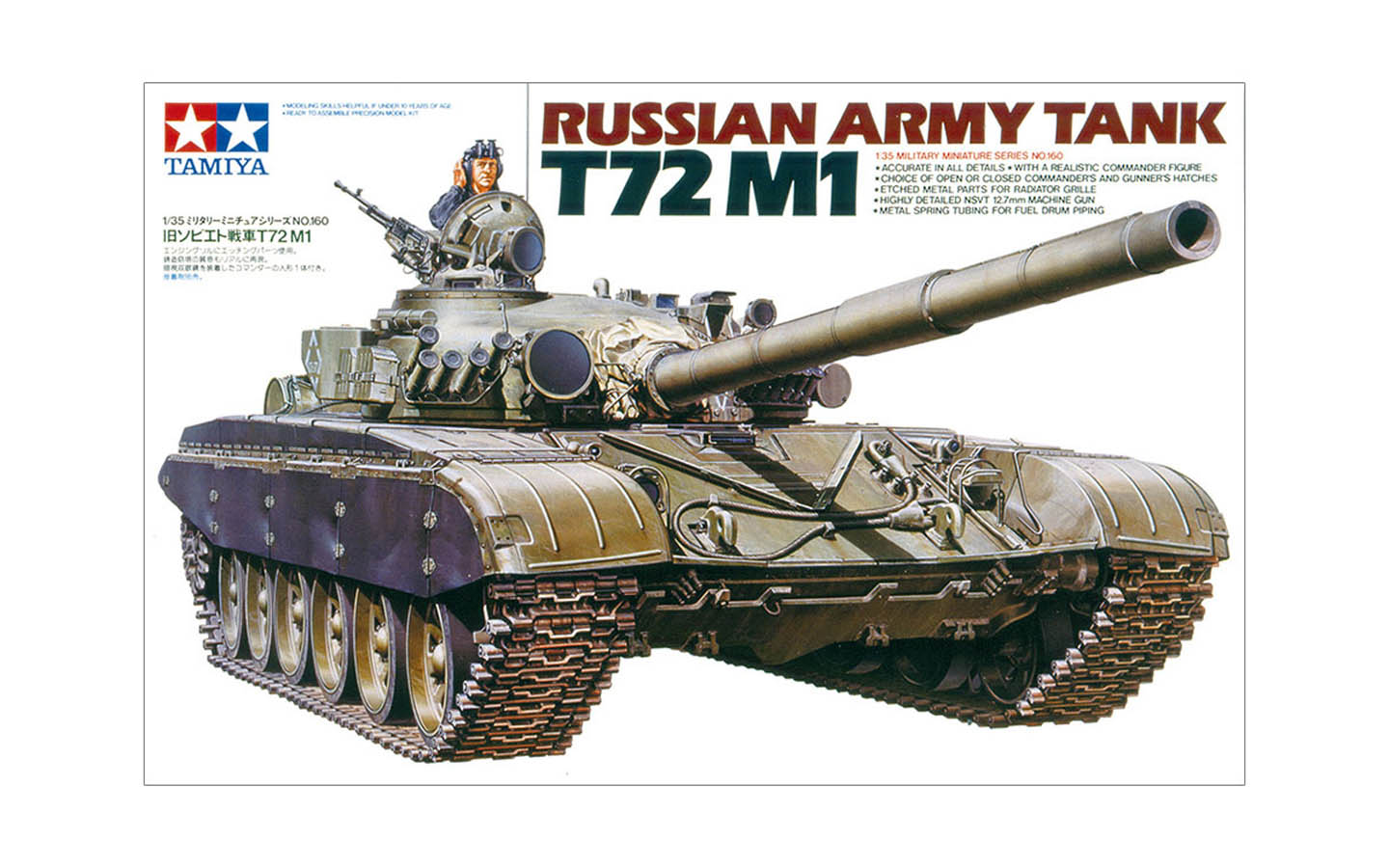 Russian Army Tank T72M1 - Tamiya 35160 | kingshobby.com