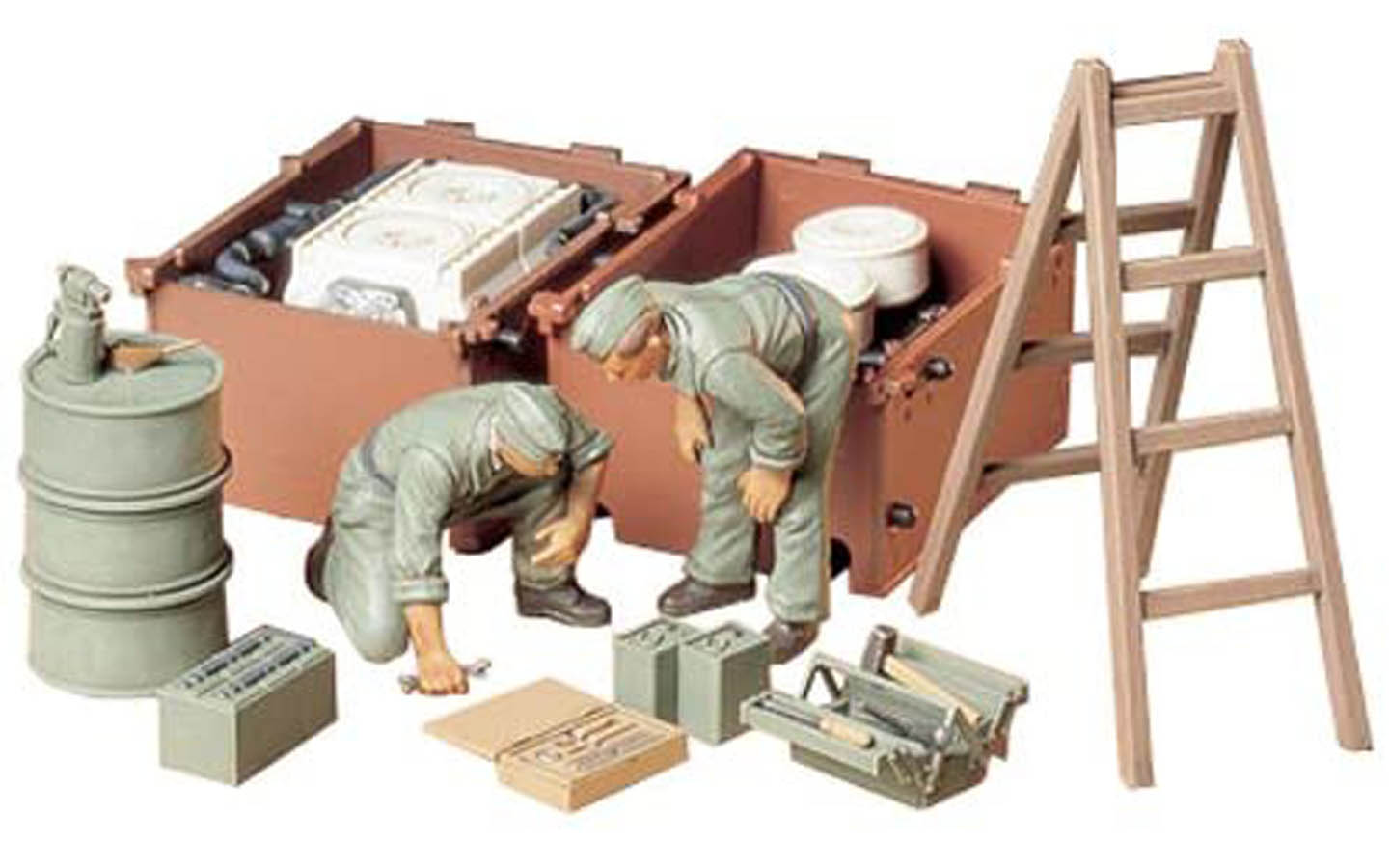 German Tank Maintenance Crew - Tamiya 35180 | kingshobby.com