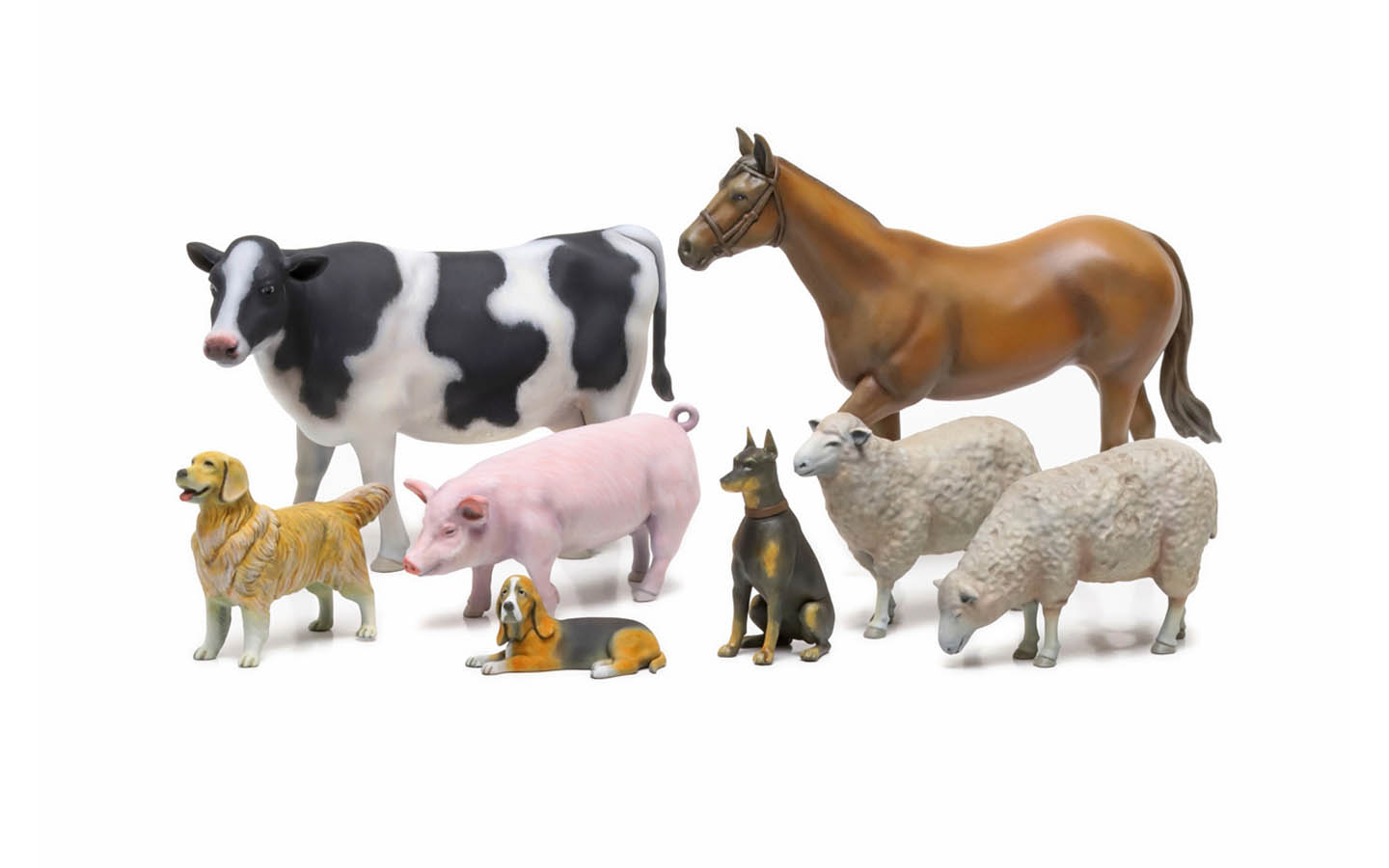 Livestock Set II - Tamiya 35385 | kingshobby.com