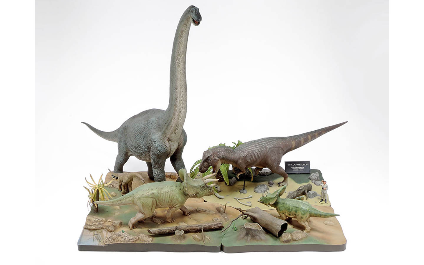 Parasaurolophus Diorama Set - Tamiya 60103 | kingshobby.com