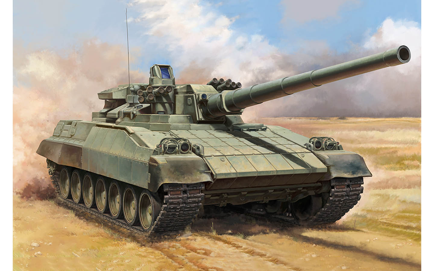 Russian Object 477 XM2 - Trumpeter 09533 | kingshobby.com