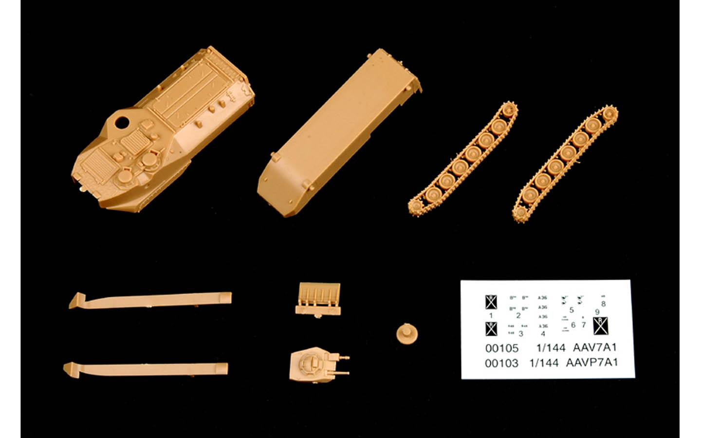 USMC Amphibious Armor AAVP7A1 - Trumpeter 00103 | kingshobby.com