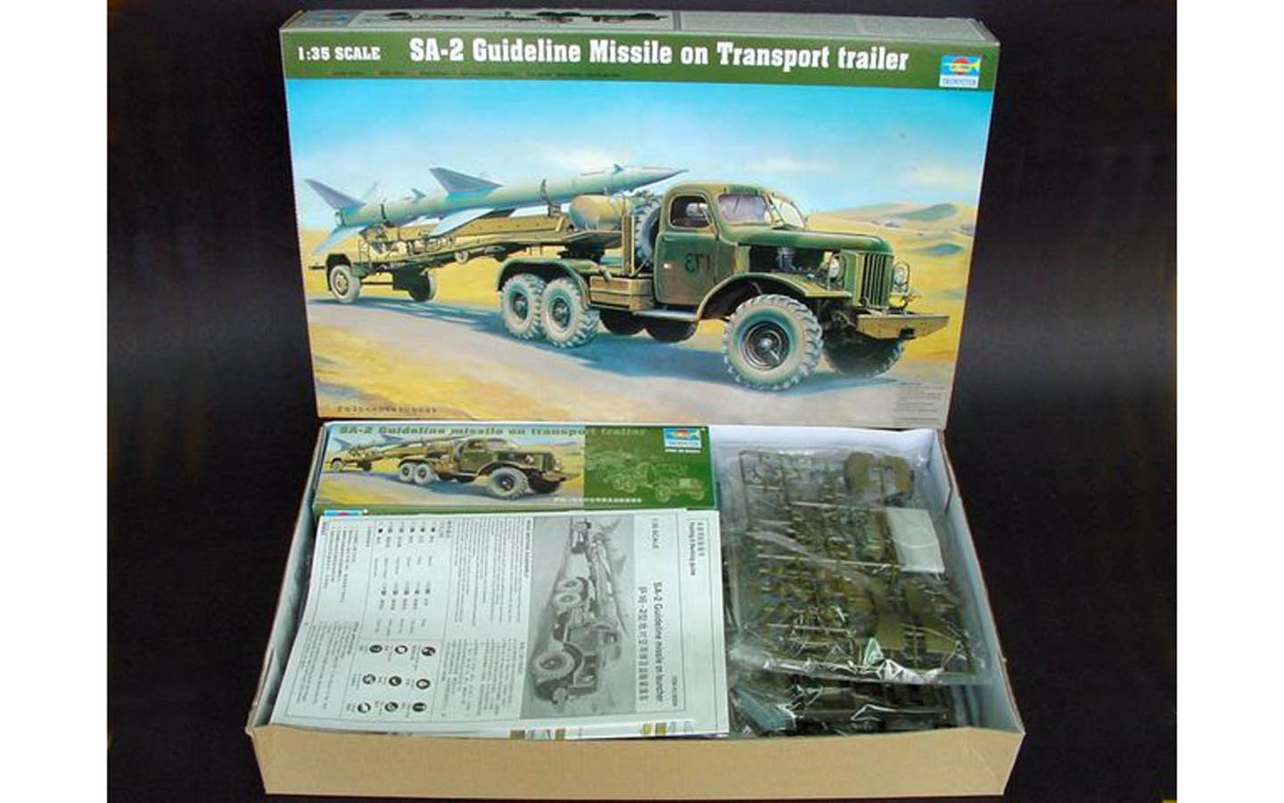 SA-2 Guideline Missile on Transport Trailer - Trumpeter 00204 ...