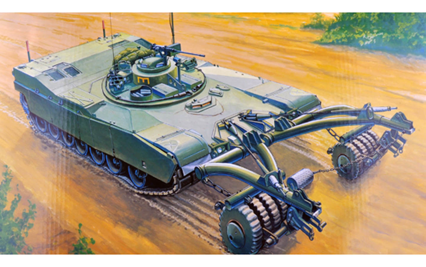 M1 Panther II Mineclearing Tank - Trumpeter 00346 | kingshobby.com