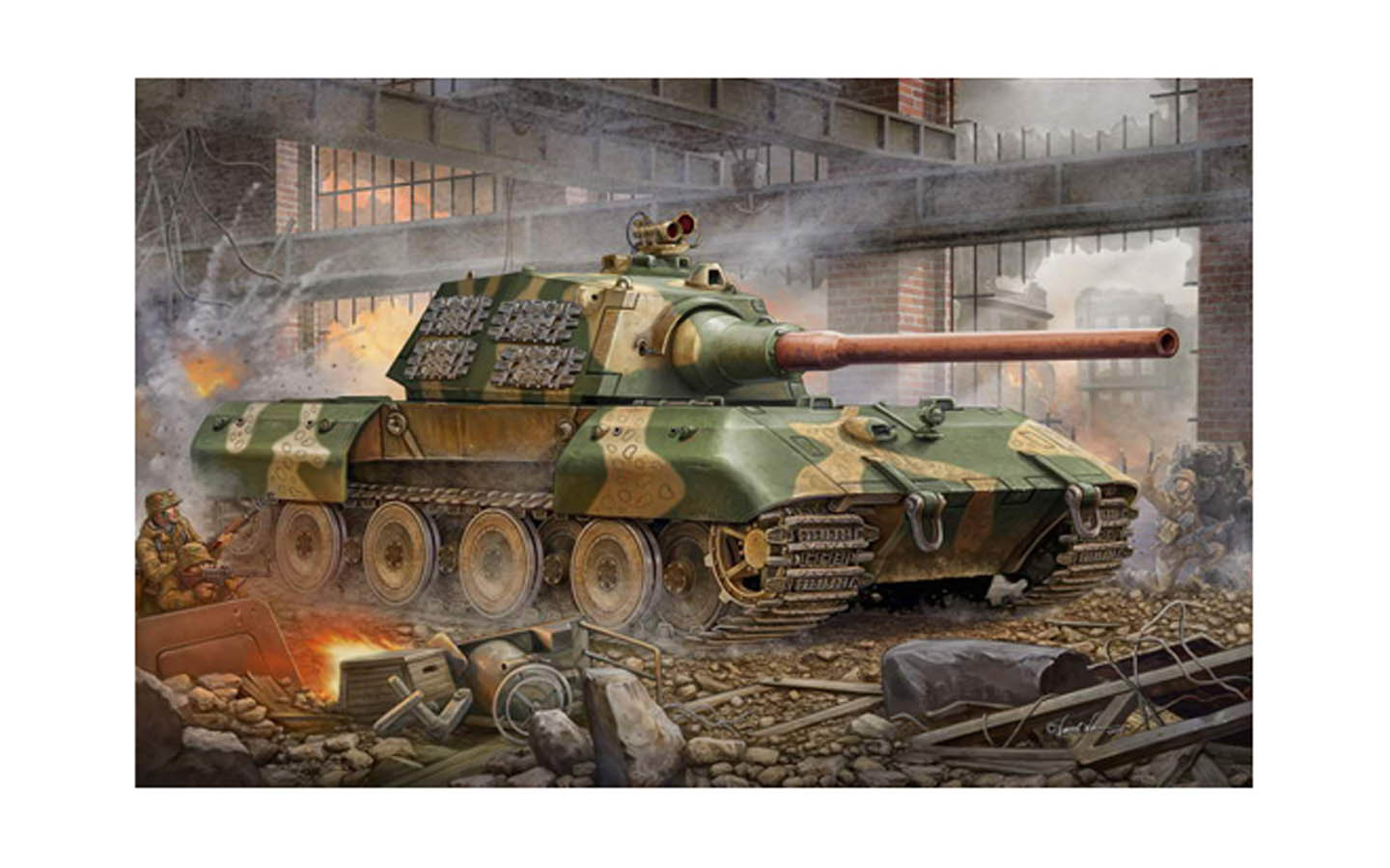 German E100 Super Heavy Tank - Trumpeter 00384 | kingshobby.com