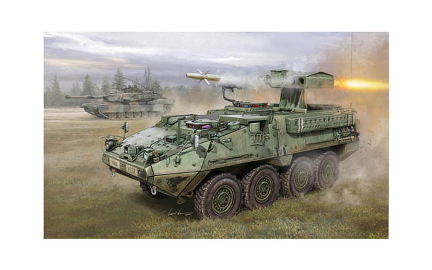 M1134 Stryker Anti-Tank Guided Missile (ATGM) - Trumpeter 00399 ...