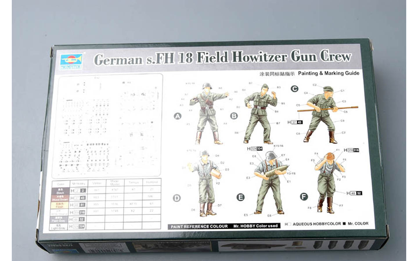 German S.FH 18 Field Howitzer Gun Crew - Trumpeter 00425 | kingshobby.com