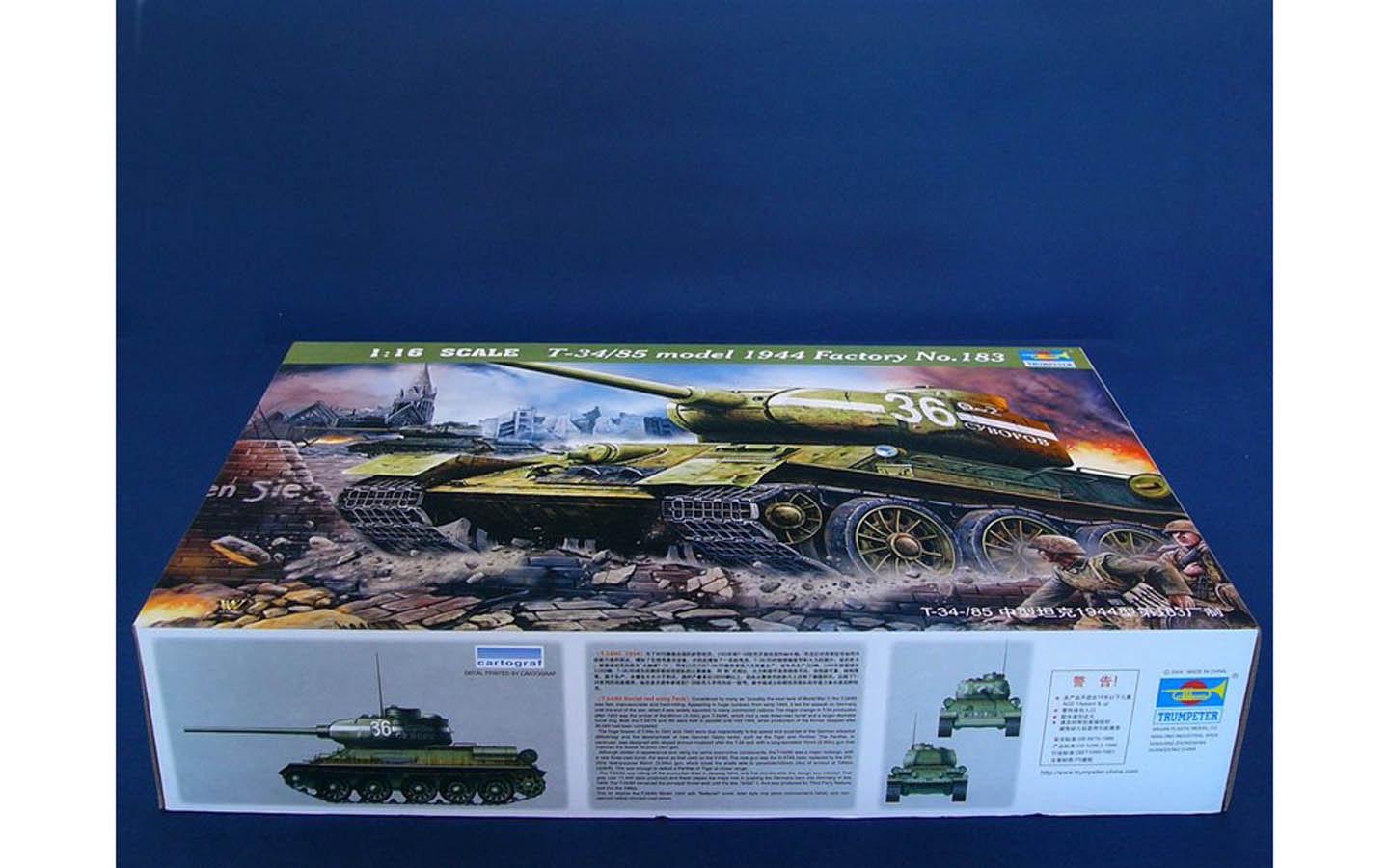 T-34/85 Model 1944 Factory Nr.183 - Trumpeter 00902 | kingshobby.com