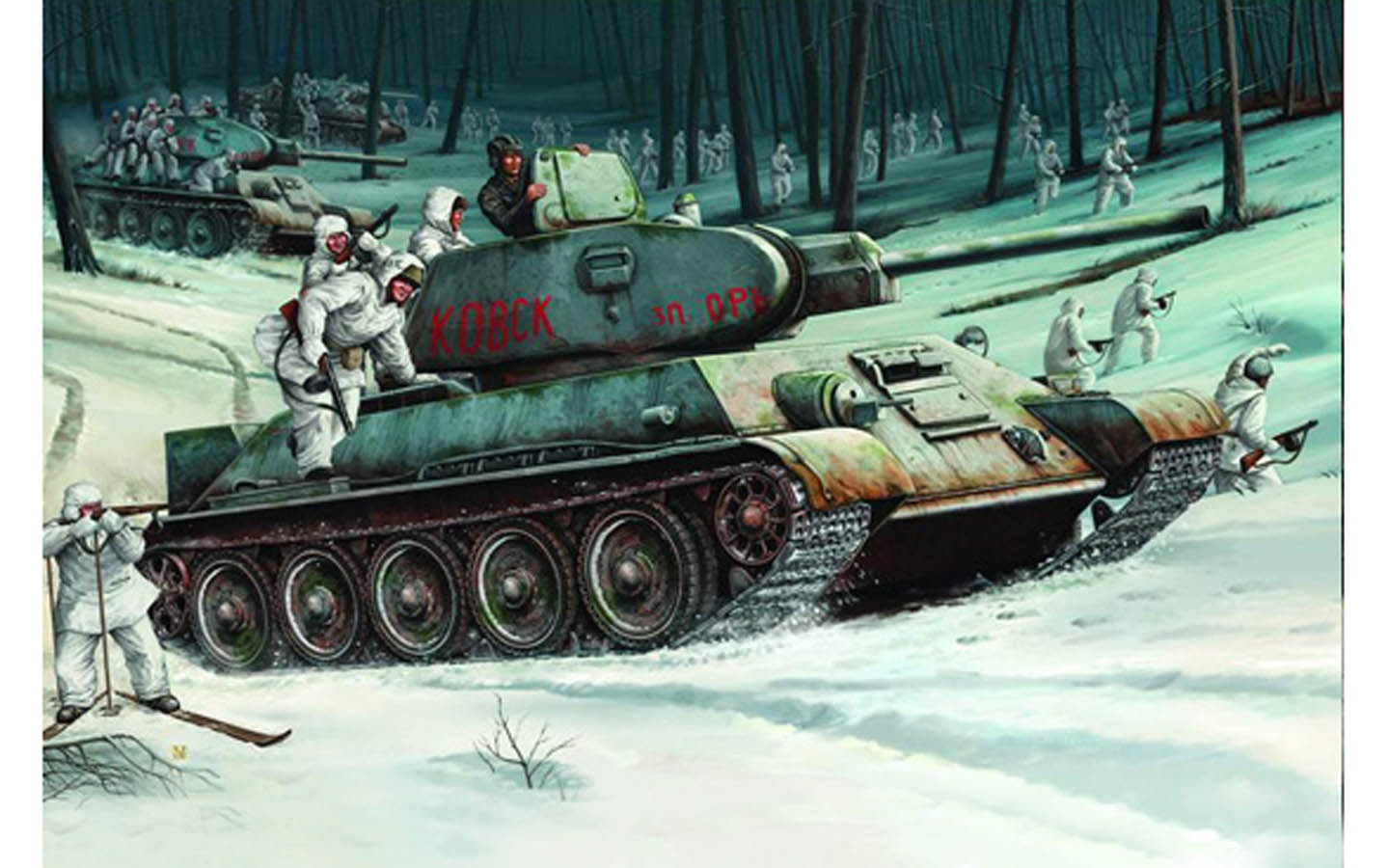 T-34/76 Model 1942 Tank - Trumpeter 00905 | kingshobby.com