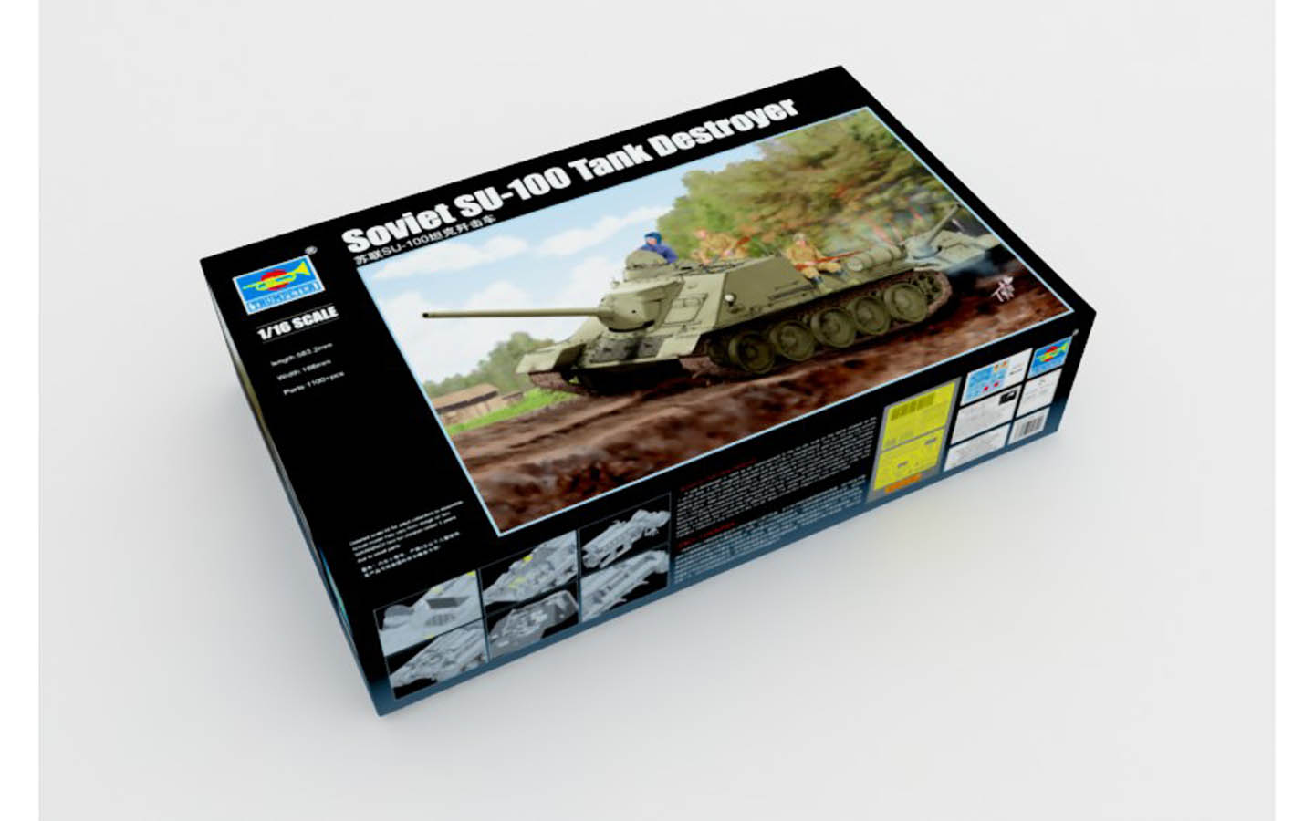 Soviet SU-100 Tank Destroyer - Trumpeter 00915 | kingshobby.com