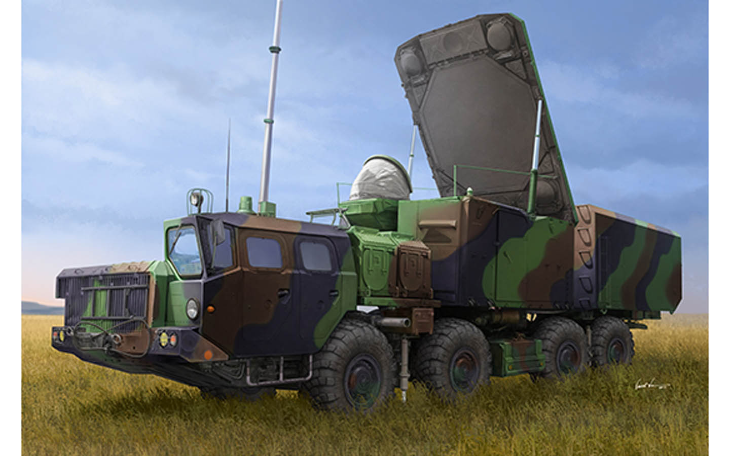 Russian 30N6E Flaplid Radar System - Trumpeter 01043 | kingshobby.com