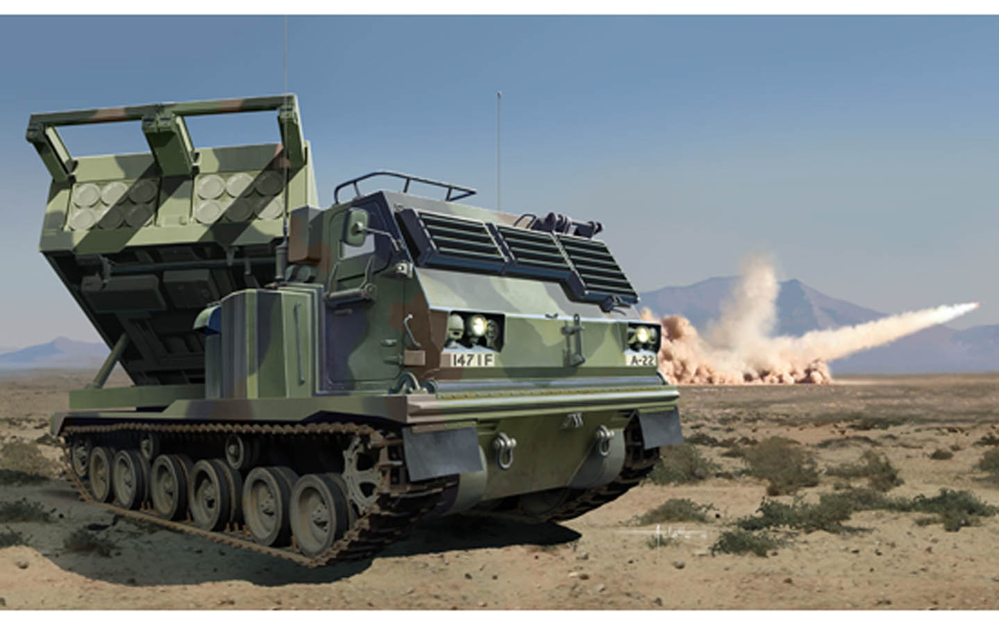 M270/A1 Multiple Launch Rocket System - Trumpeter 01049 | kingshobby.com