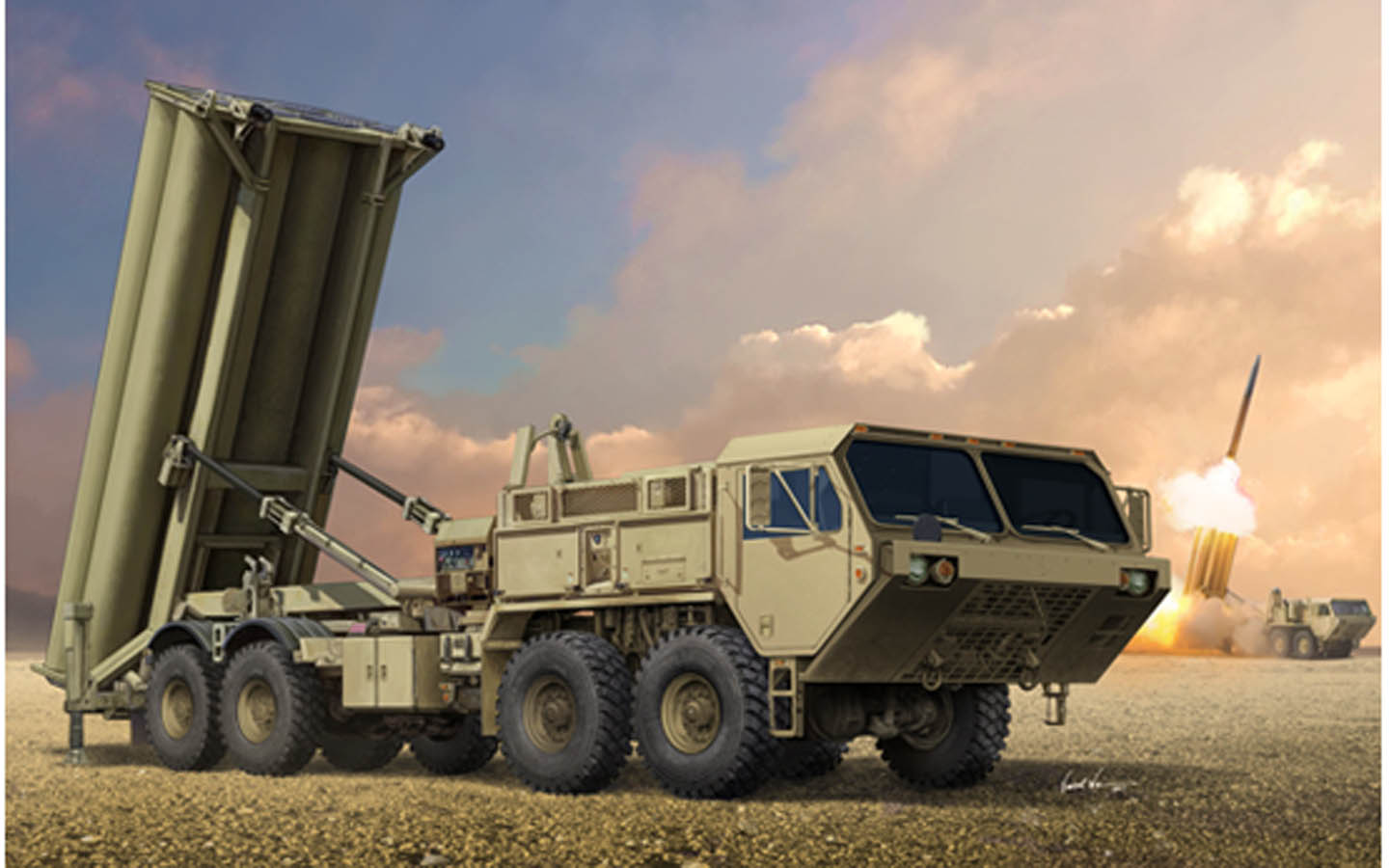 Terminal High Altitude Area Defense (THAAD) - Trumpeter 01054 ...