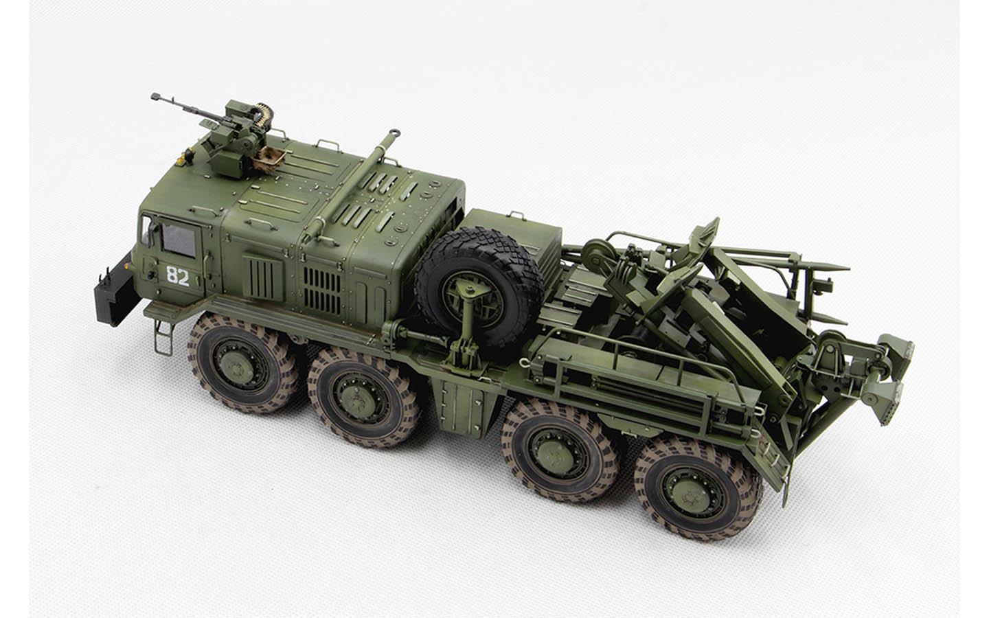 KET-T Recovery Vehicle Based on MAZ537 Heavy Truck - Trumpeter 01079 ...