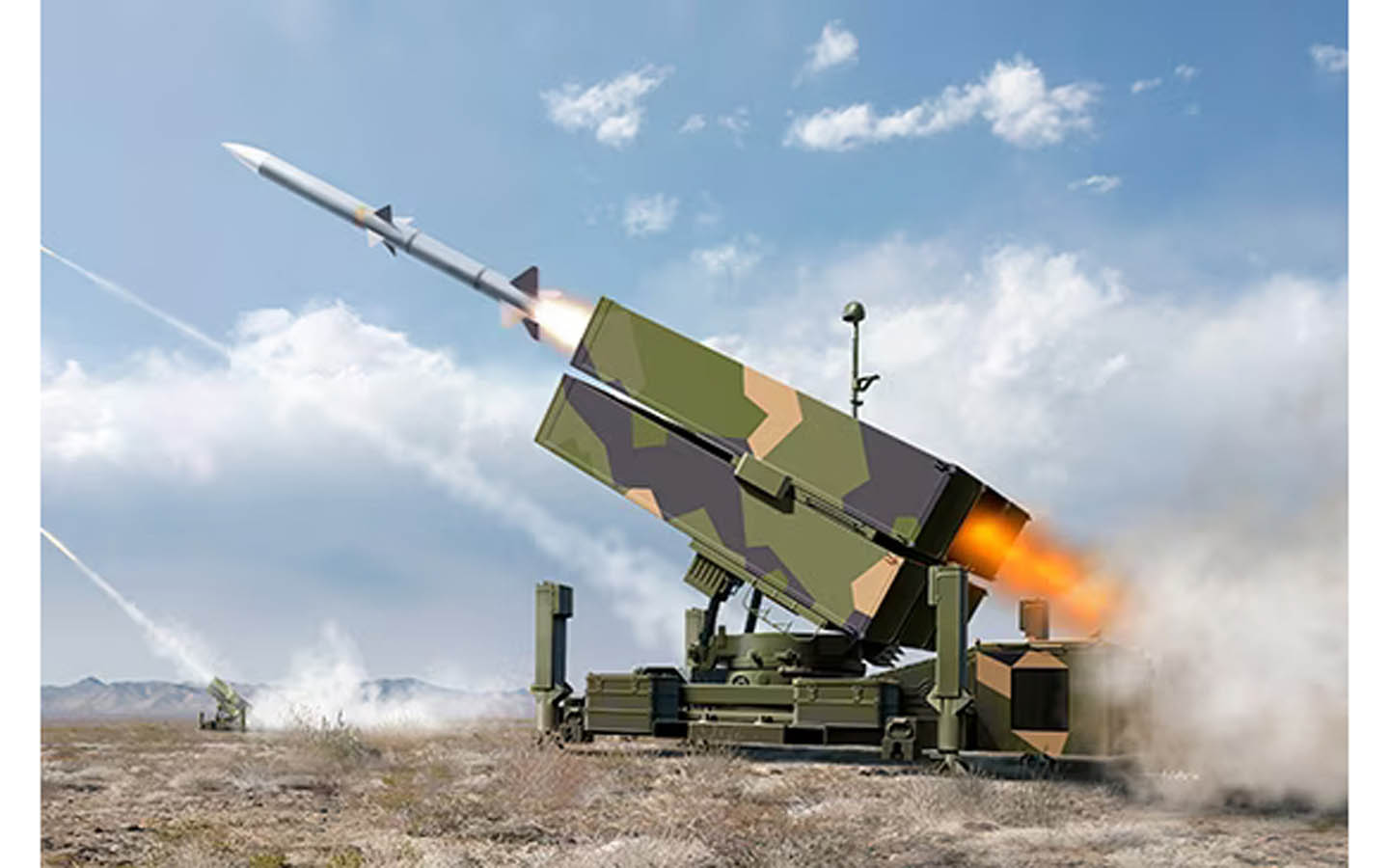 NASAMS, Norwegian Advanced Surface-to-Air Missile System - Trumpeter 01096 | kingshobby.com