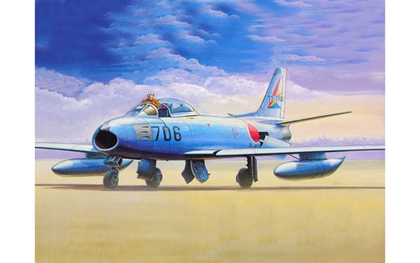 F-86F-40-NA Sabre - Trumpeter 01321 | kingshobby.com