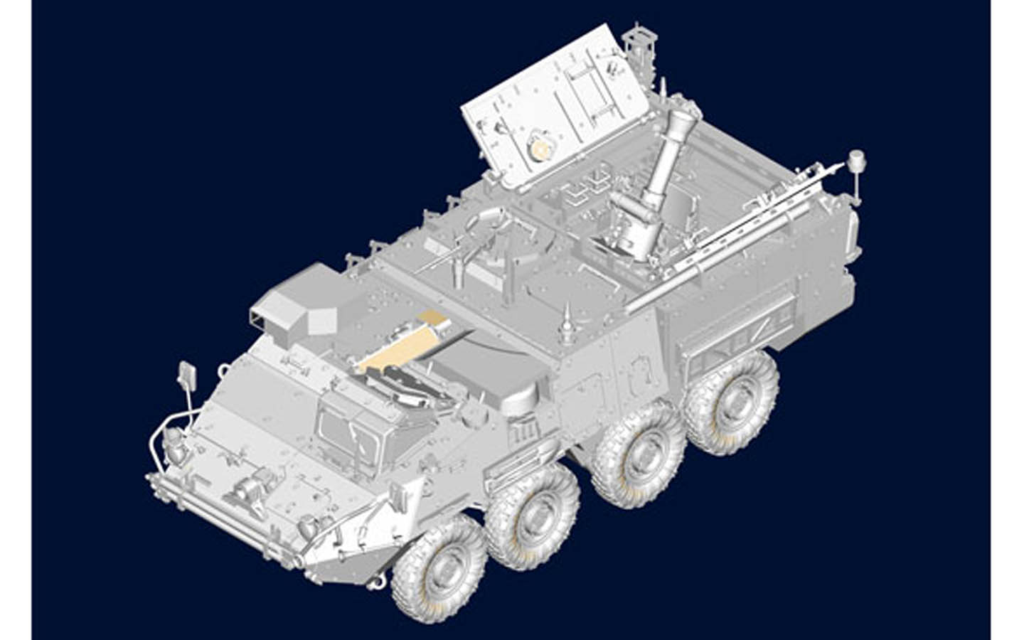 M1129 Stryker Mortar Carrier Vehicle MC-B - Trumpeter 01512 ...