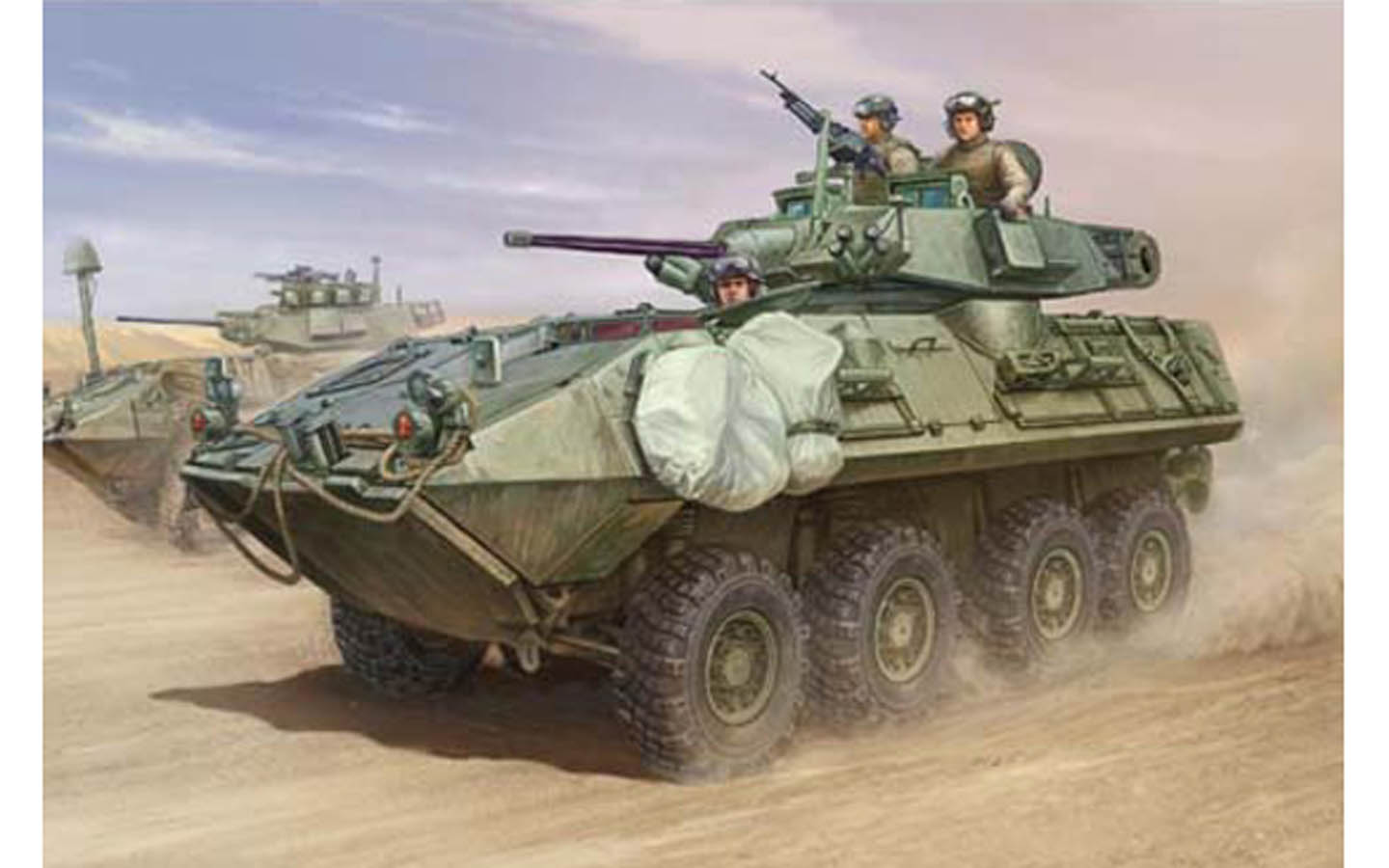 LAV-A2 Armoured Vehicle - Trumpeter 01521 | kingshobby.com