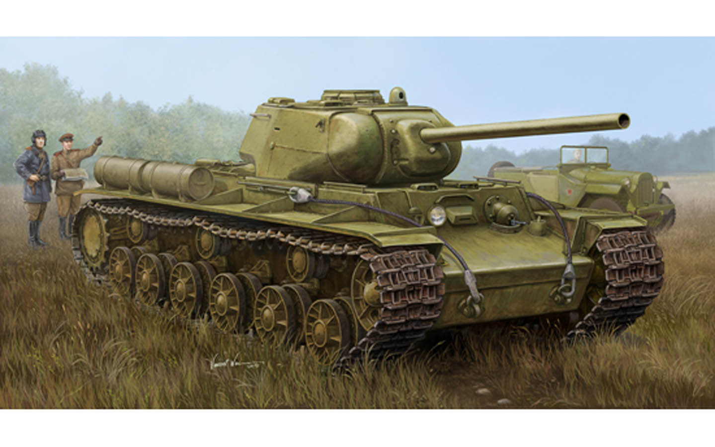 Soviet KV-1S/85 Heavy Tank - Trumpeter 01567 | kingshobby.com