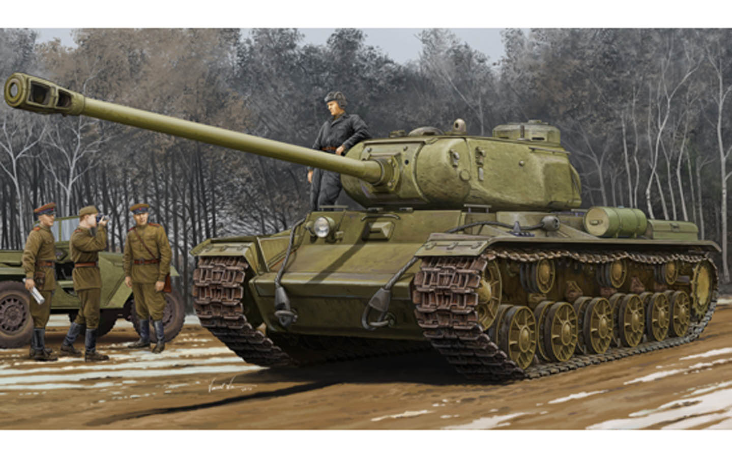 Soviet KV-122 Heavy Tank - Trumpeter 01570 | kingshobby.com