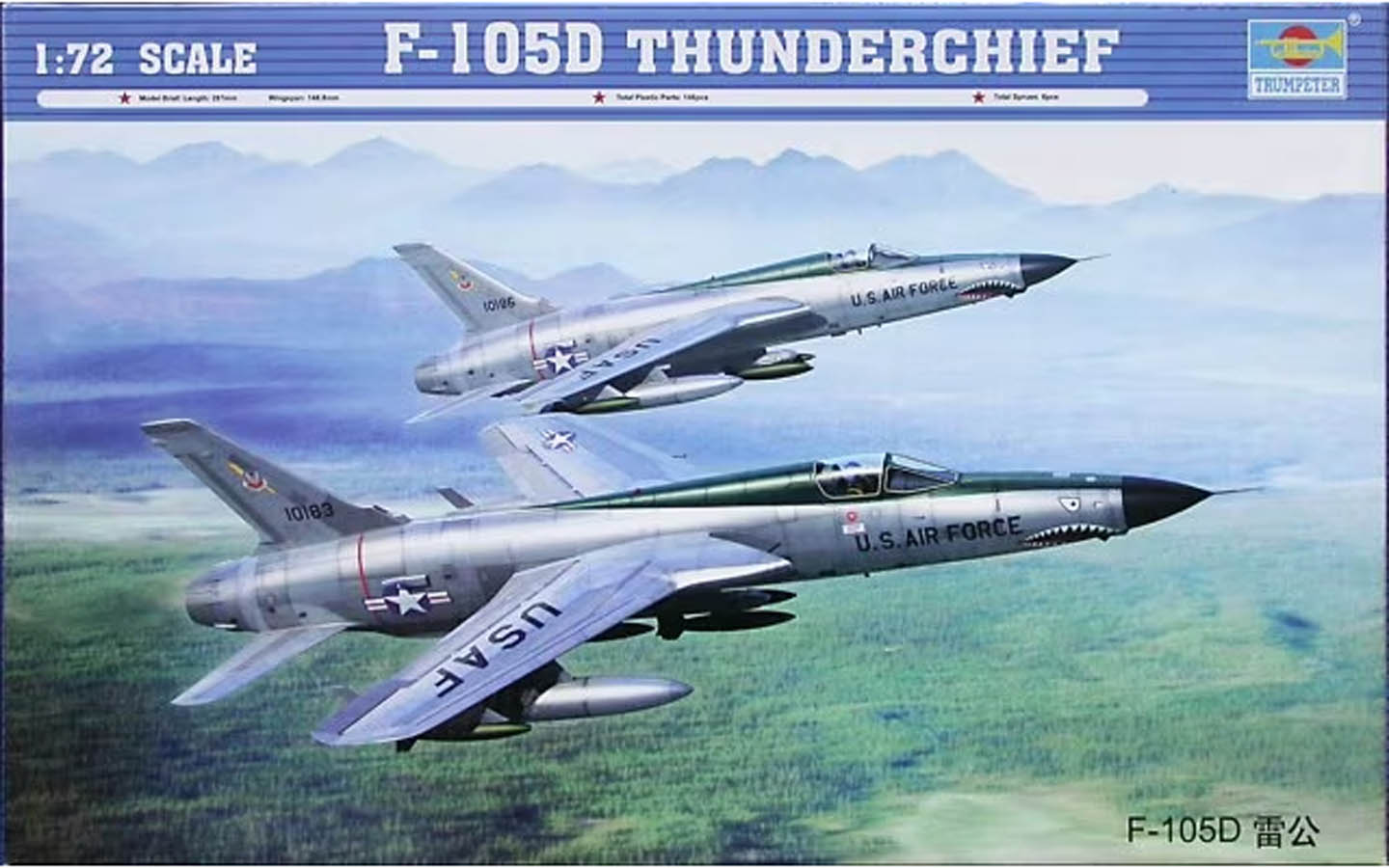 F-105D Thunderchief - Trumpeter 01617 | kingshobby.com